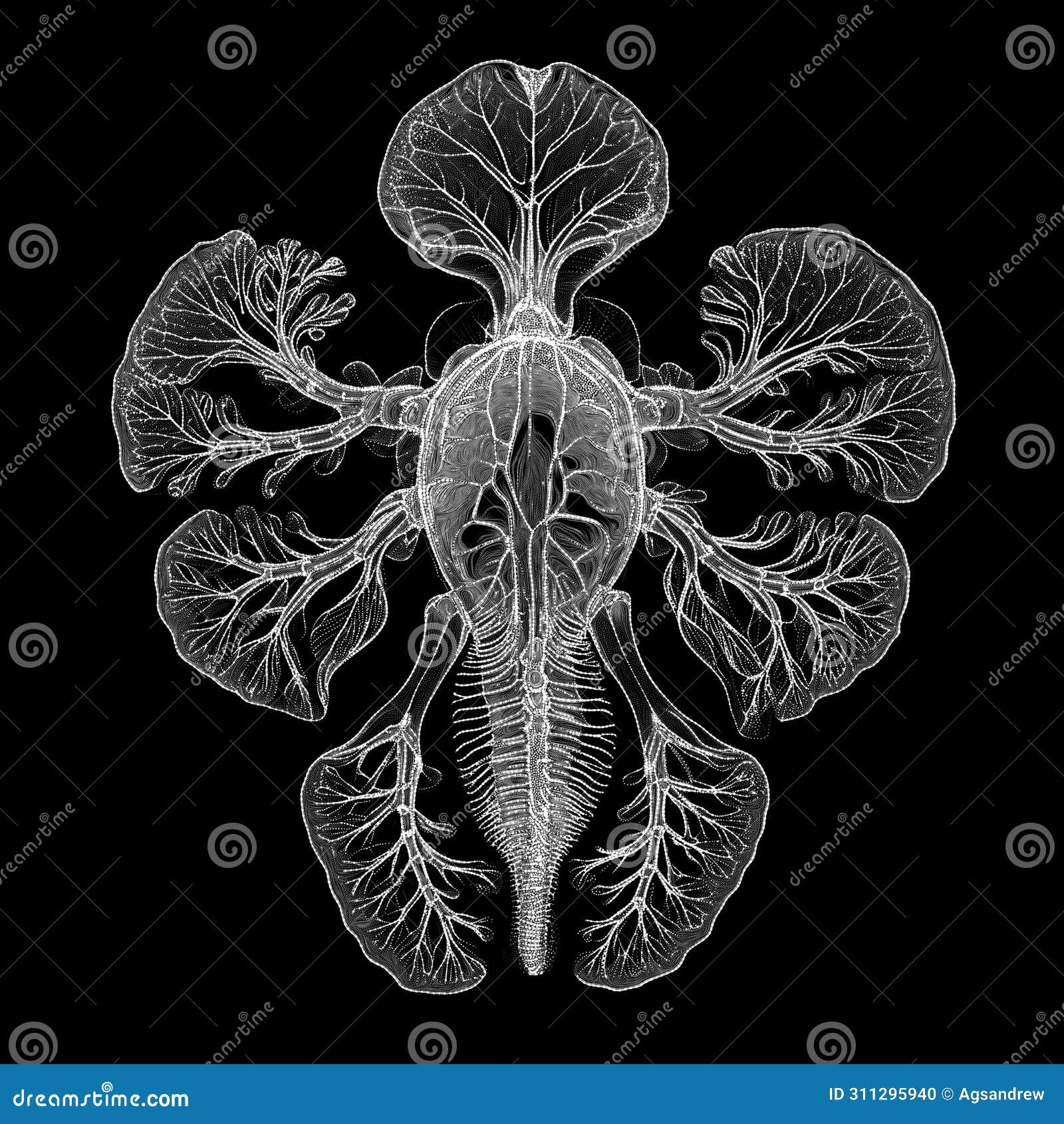 Glow of life dots stock illustration. Illustration of structured ...