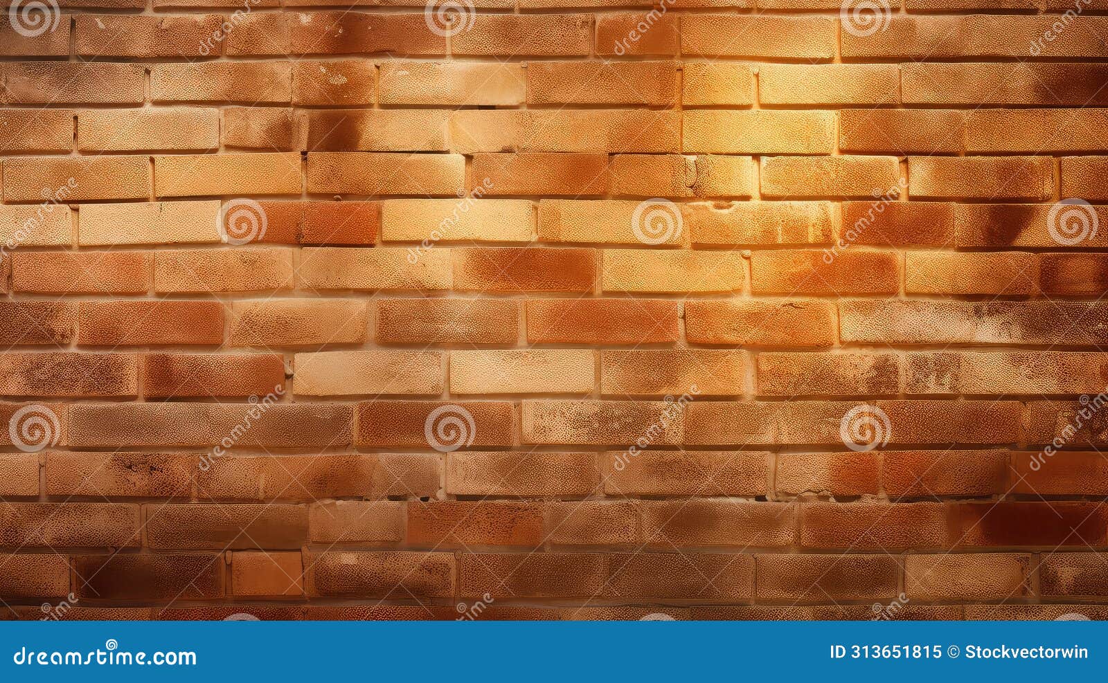 Glow Light Brick Background Stock Image - Image of rough, brick: 313651815