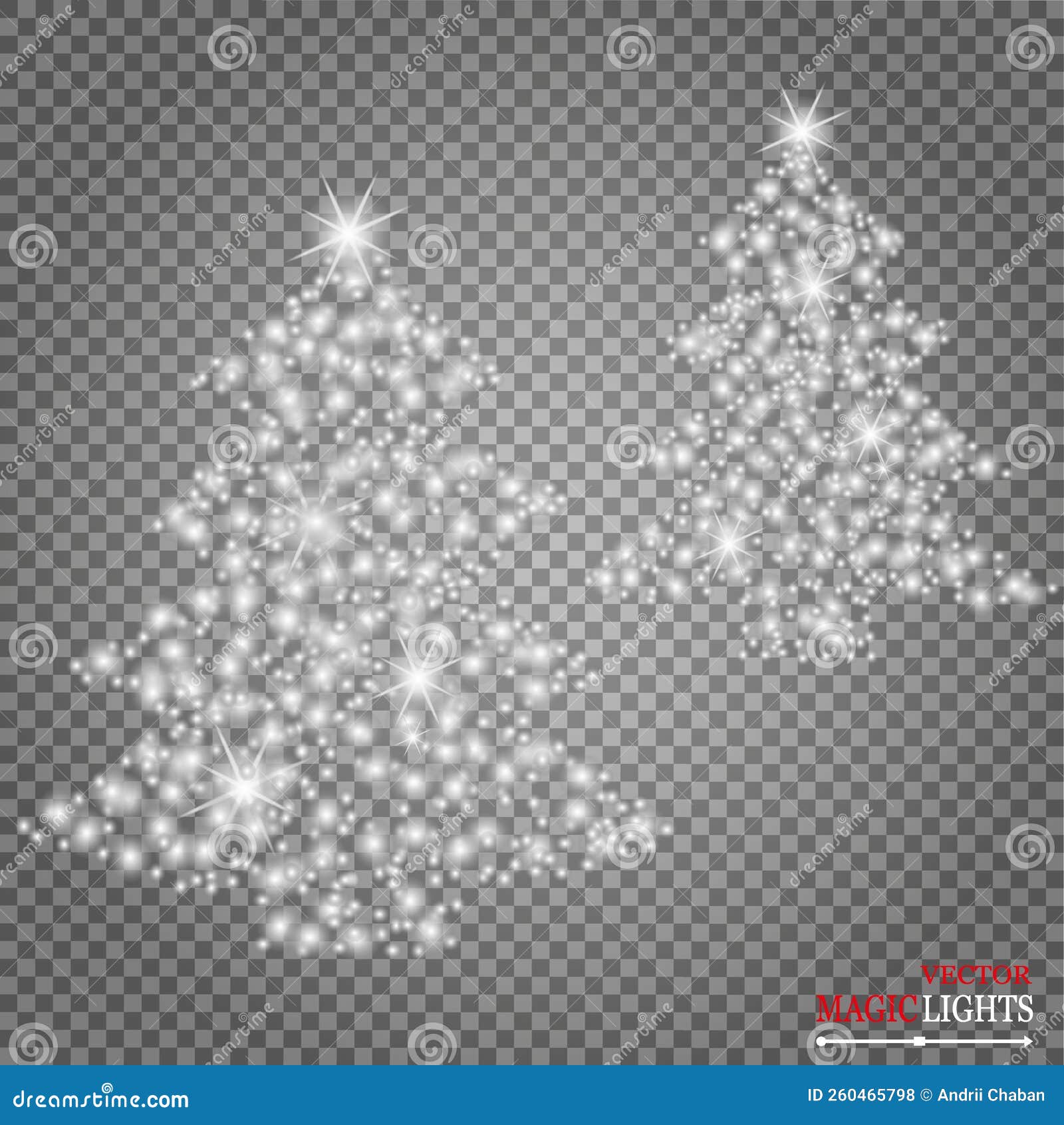 Glow Light Effect. Cloud of Glittering Dust. Vector Illustration Stock ...