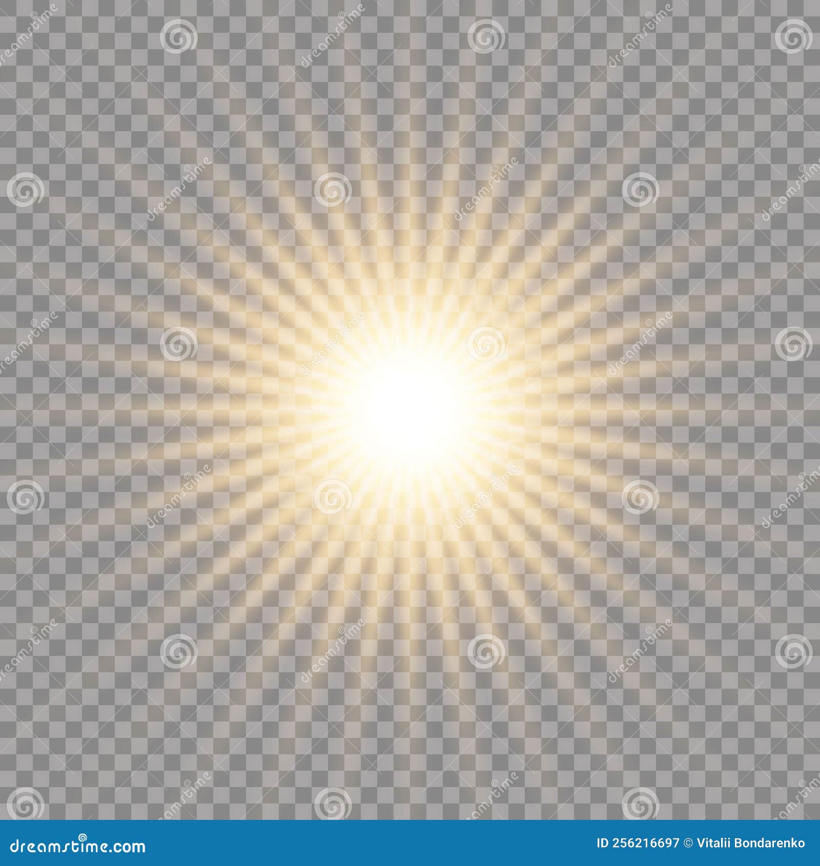 Glow Light Effect, Explosion, Glitter, Spark, Sun Flash. Vector ...