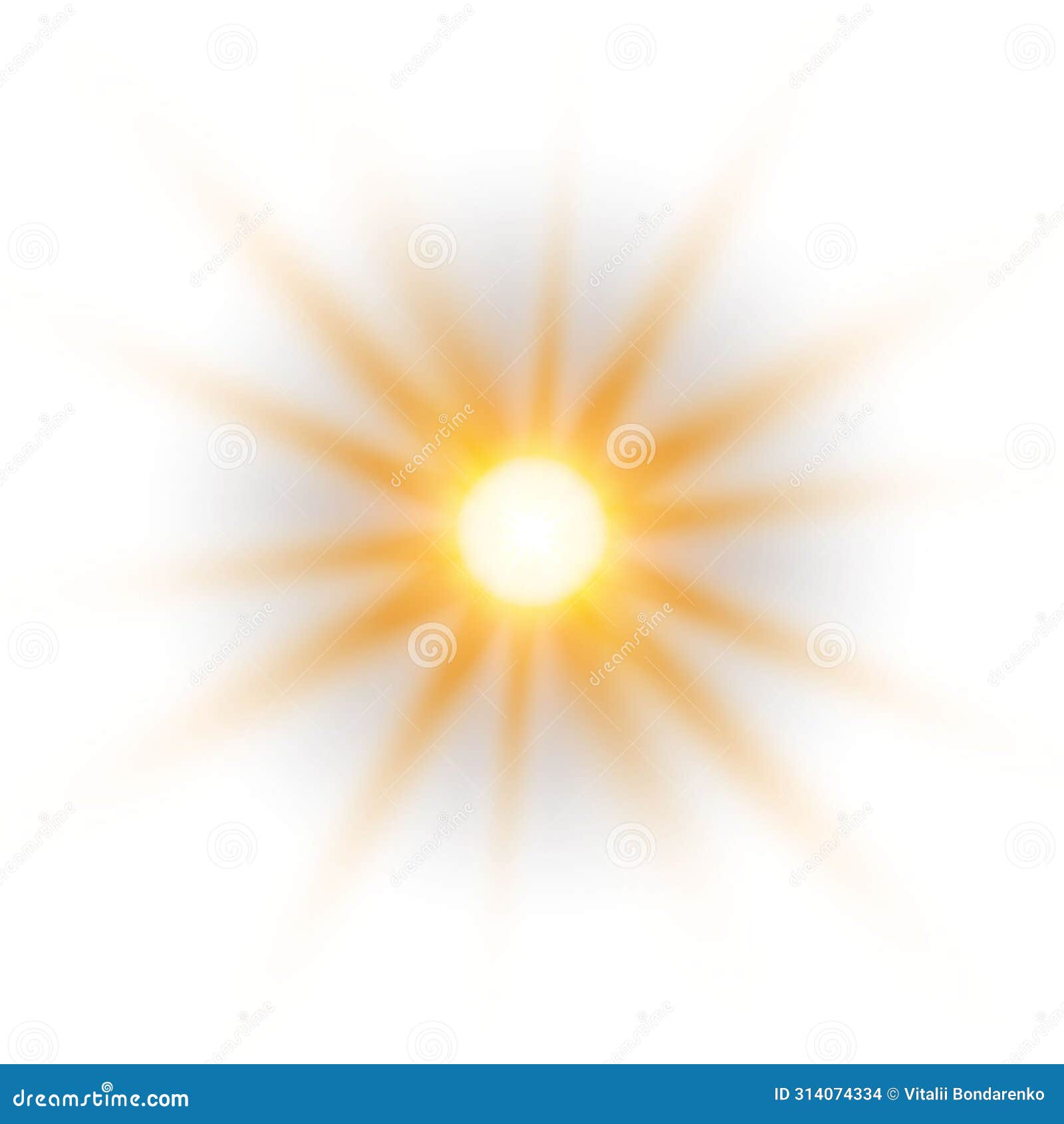 Glow Light Effect, Explosion, Glitter, Spark, Sun Flash. Vector ...