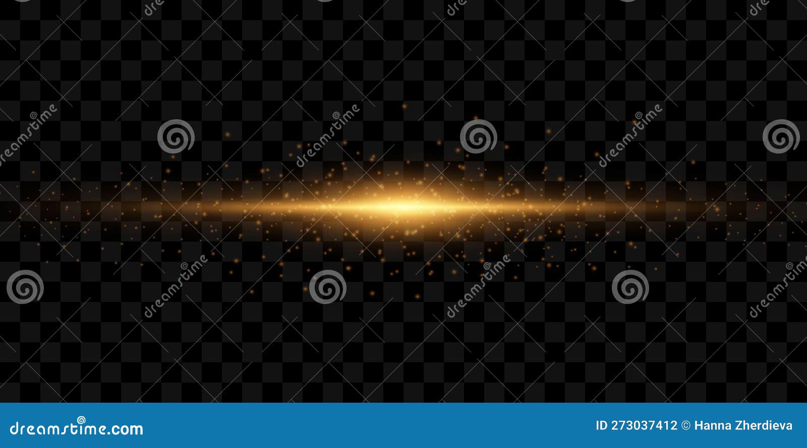 Glow Light Effect with Magical Light Dust. Bright Sun with Dusty Shine ...