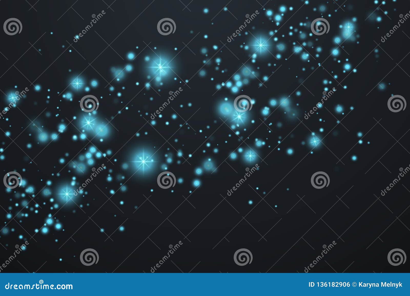 Glow Light Effect. Sparkle Dust Stock Vector - Illustration of ...