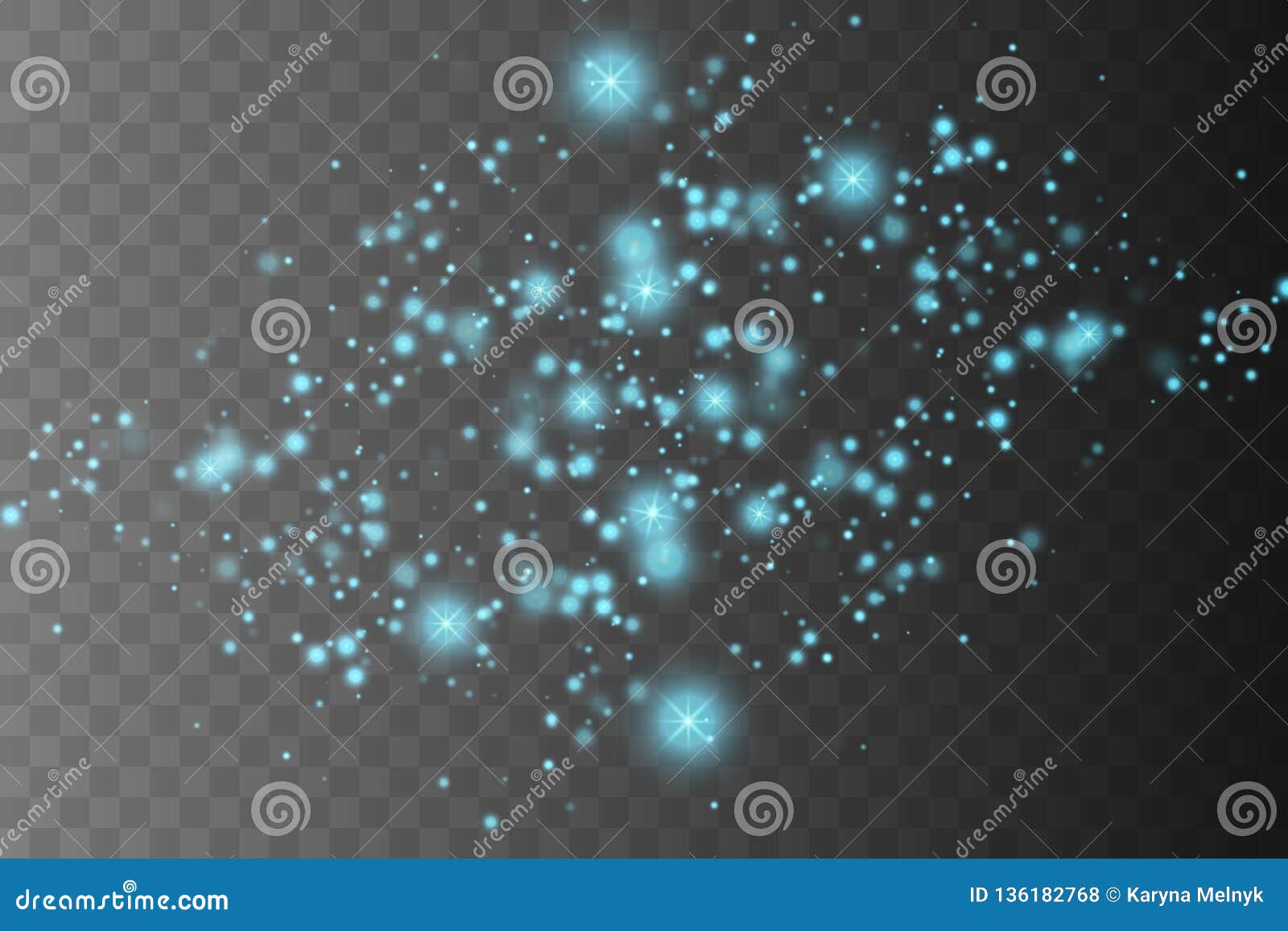Glow Light Effect. Sparkle Dust Stock Vector - Illustration of element ...