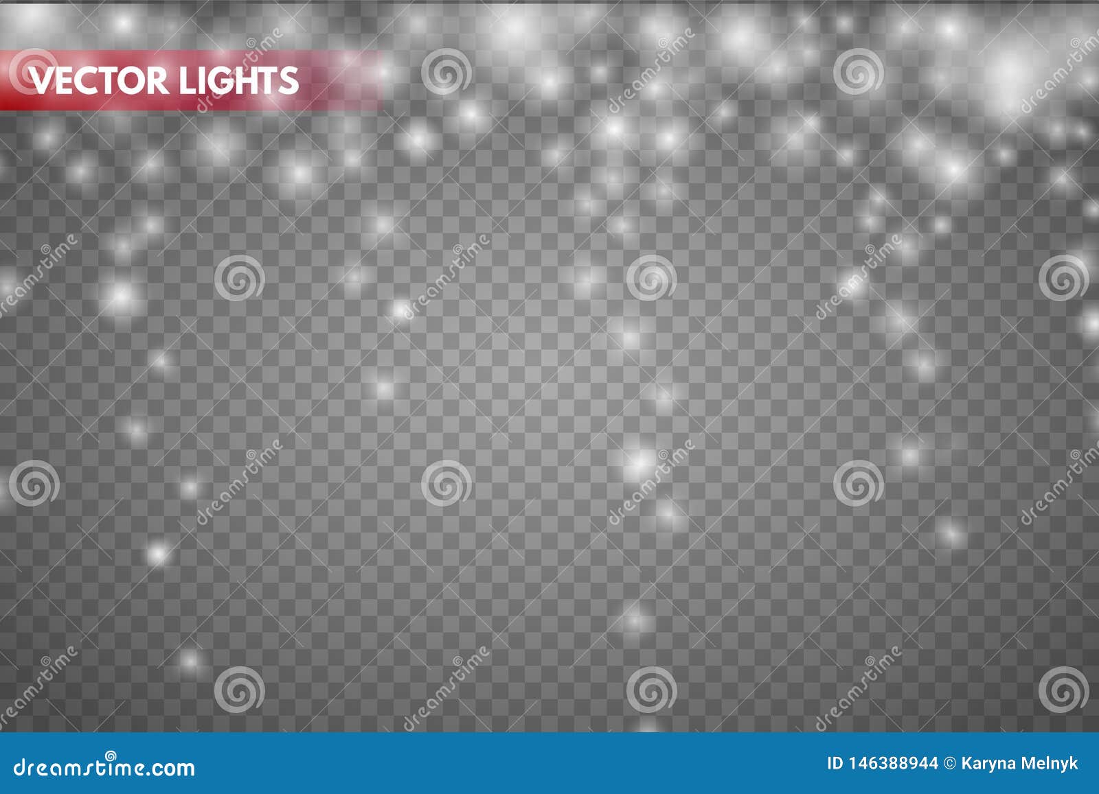 Glow Light Effect. Sparkle Dust Stock Vector - Illustration of ...