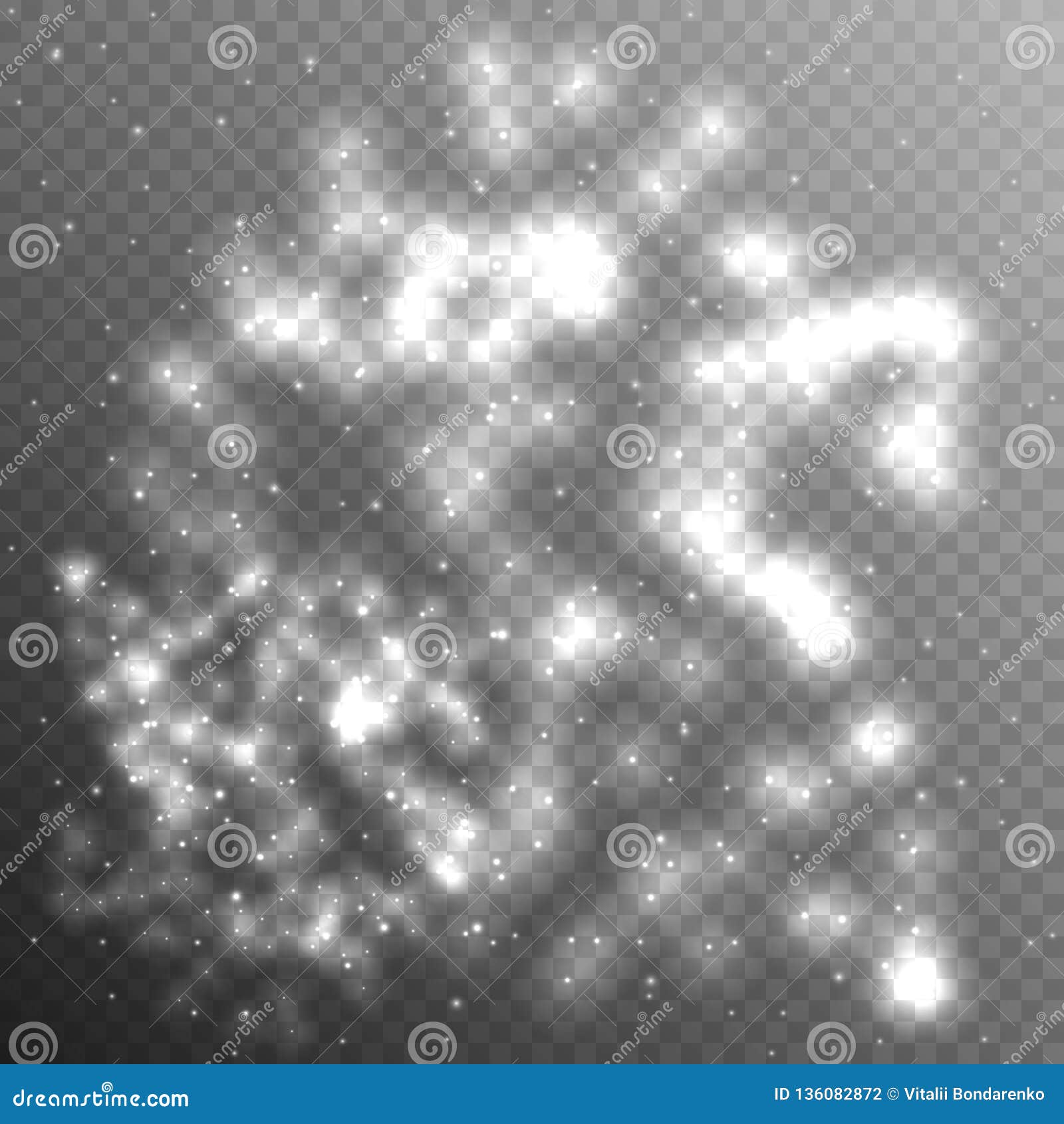 Glow light effect. stock vector. Illustration of particle - 136082872