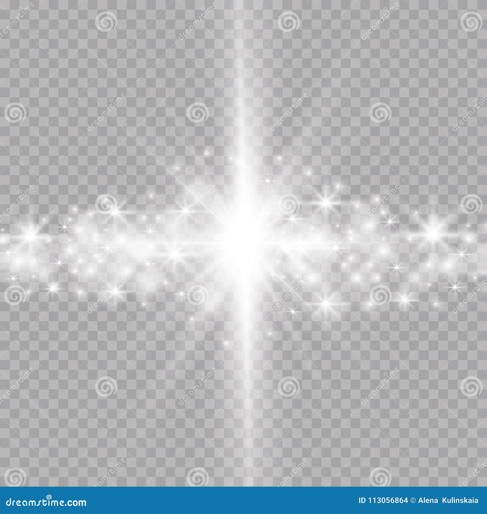 Glow Light Effect. Vector Illustration. Christmas Flash Concept Stock ...