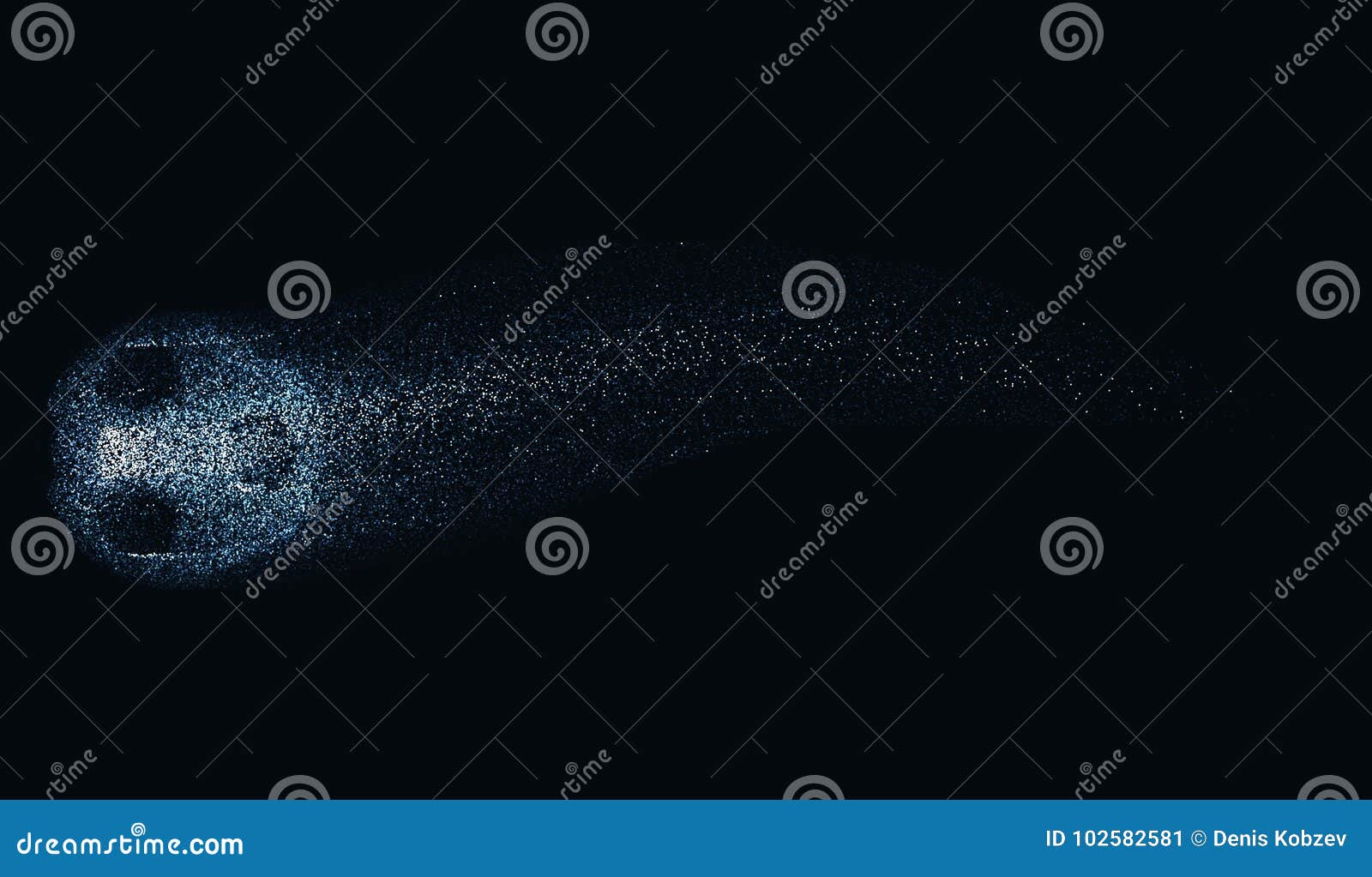 Glow Light Effect. Vector Illustration. Dust Stock Vector ...