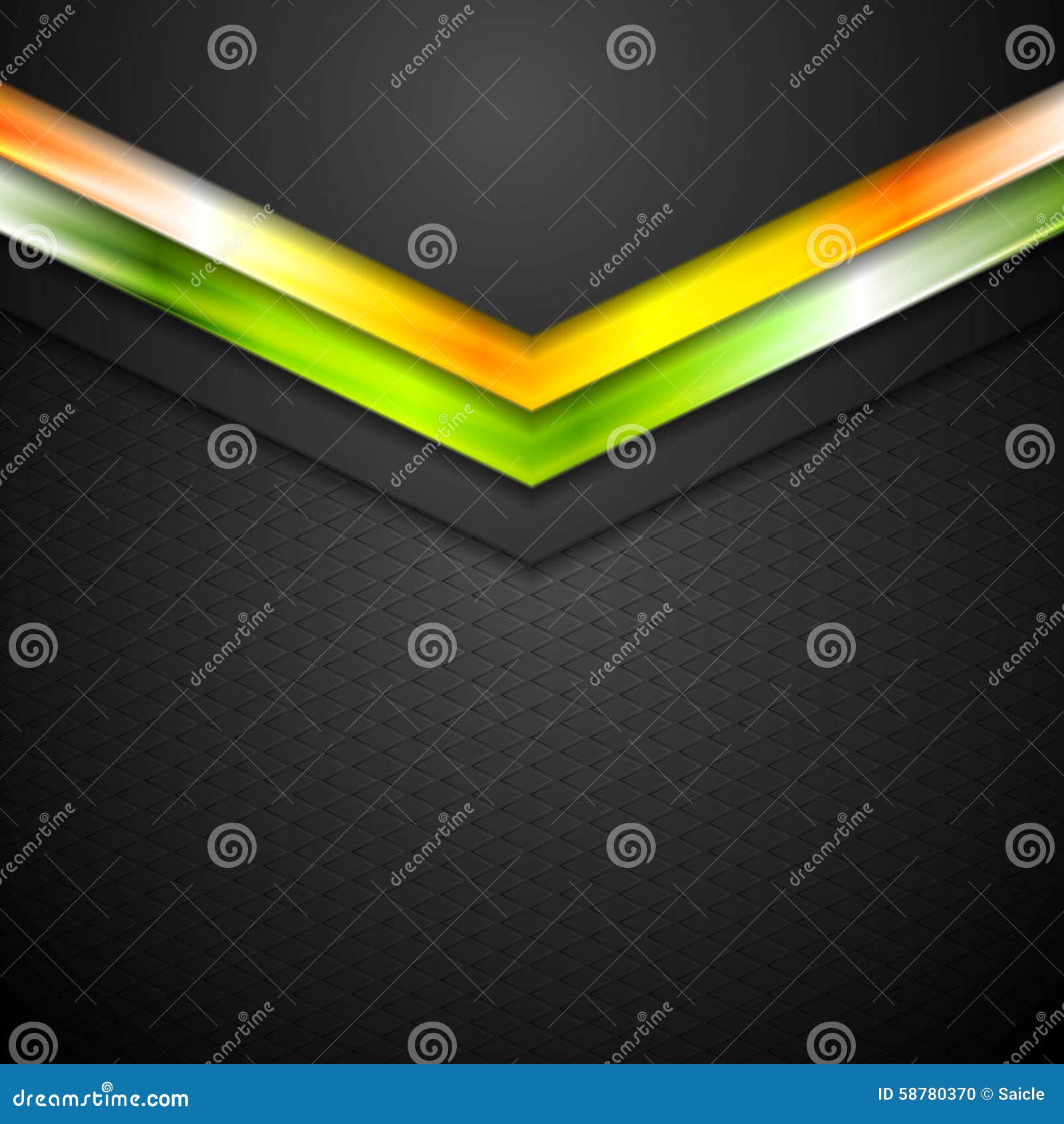 Glow Neon Tech Arrows Abstract Background Stock Vector - Illustration ...