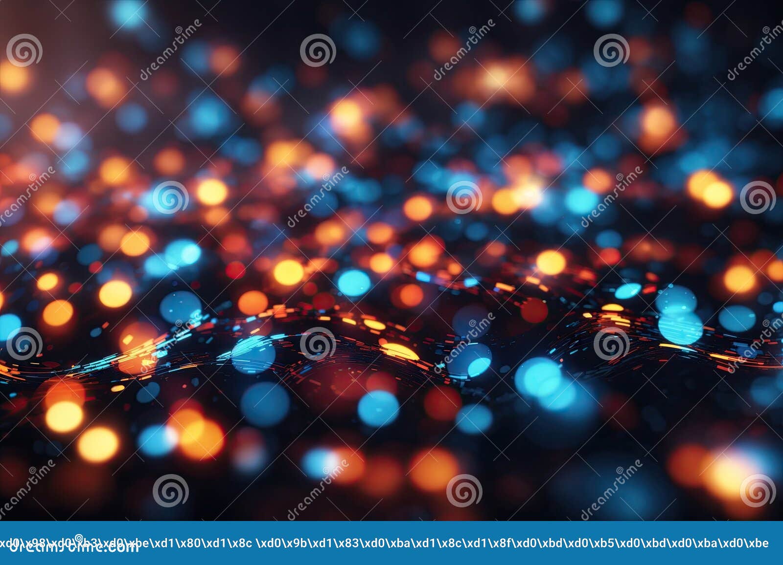 Glow Particles Abstract Mokup Background for Design Stock Illustration ...