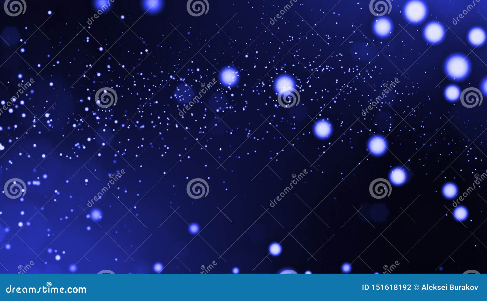 Glow Particles are in Air As Science Fiction of Microcosm or Macro ...