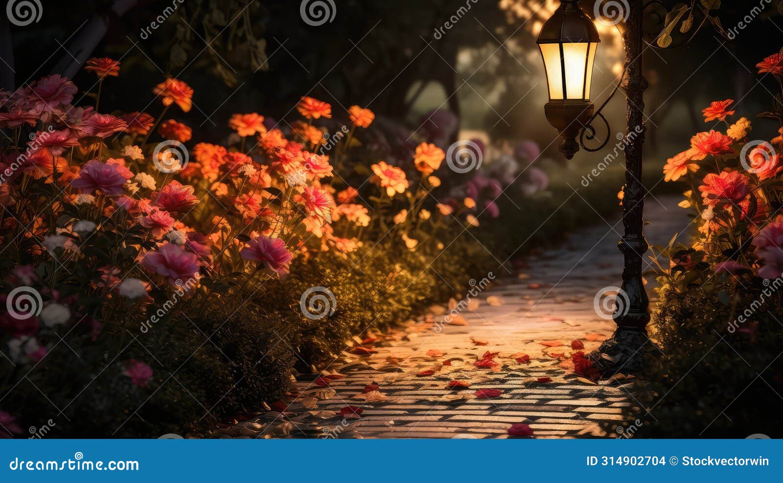 Glow pathway light stock illustration. Illustration of photograph ...