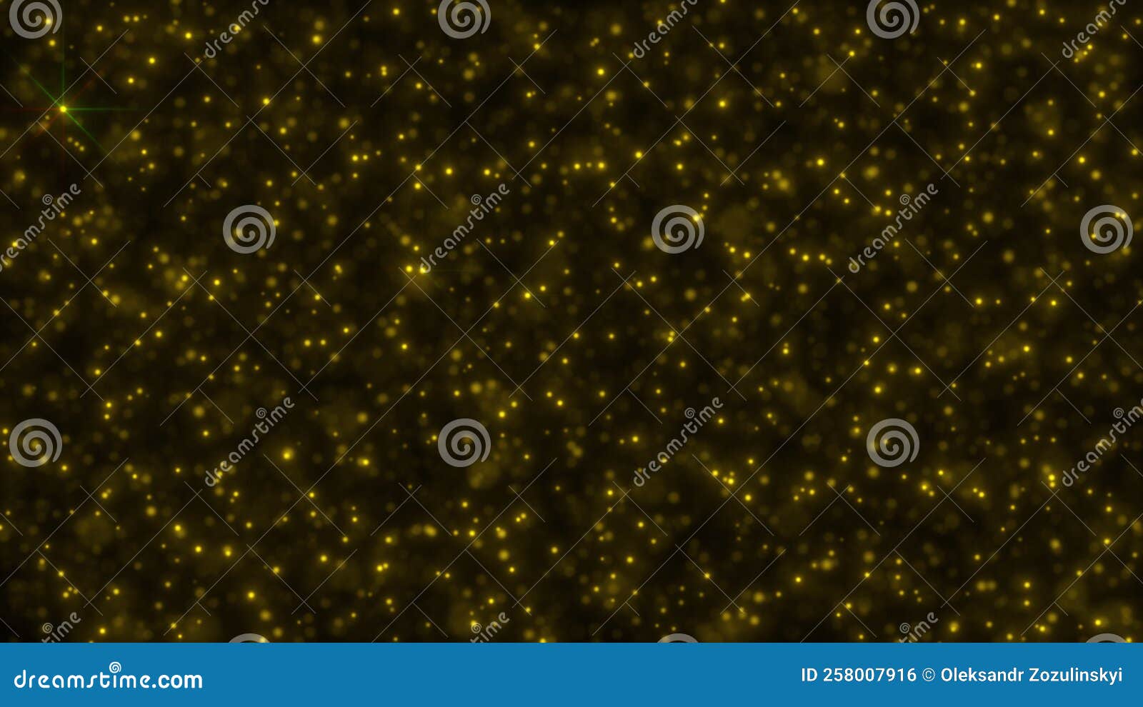 Glow Yellow Starts Particles on Transparent Background Intro 3d Stock ...