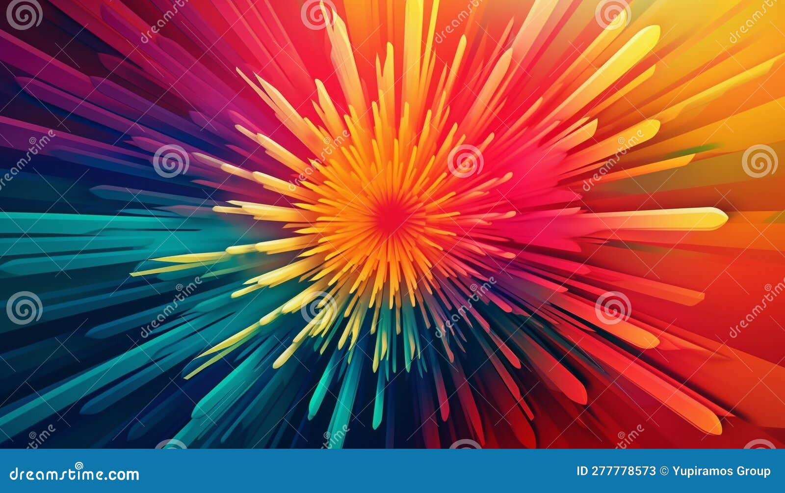 Glowing Abstract Backdrop with Vibrant Colors Exploding Generated by AI ...