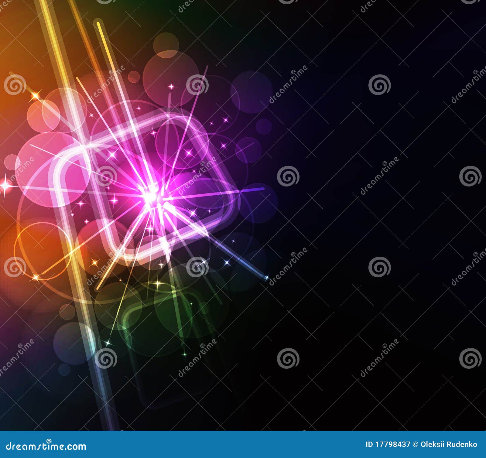 Glowing Abstract Background Stock Vector - Illustration of shiny, light ...
