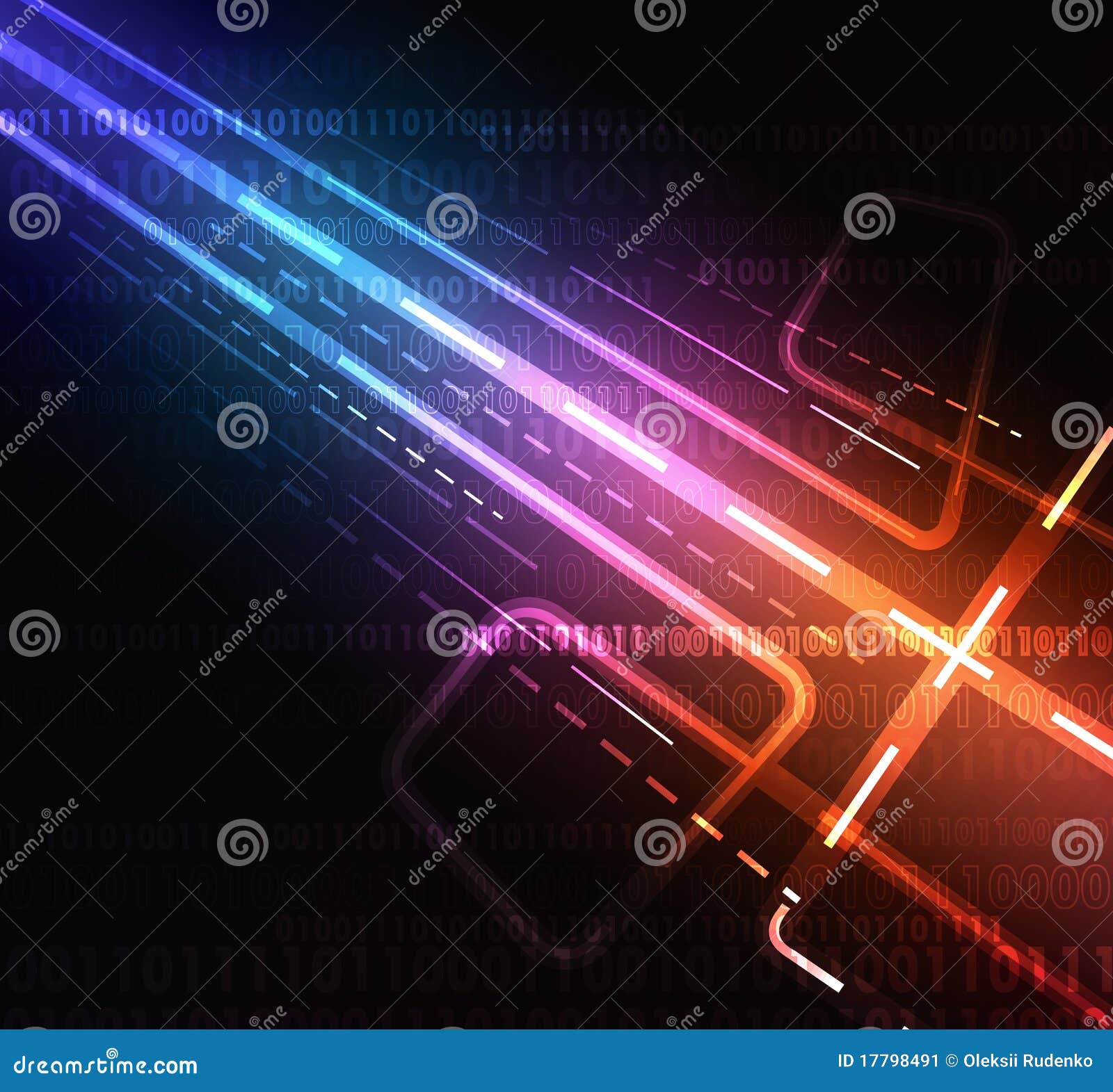 Glowing Abstract Background Stock Vector - Illustration of move, circle ...