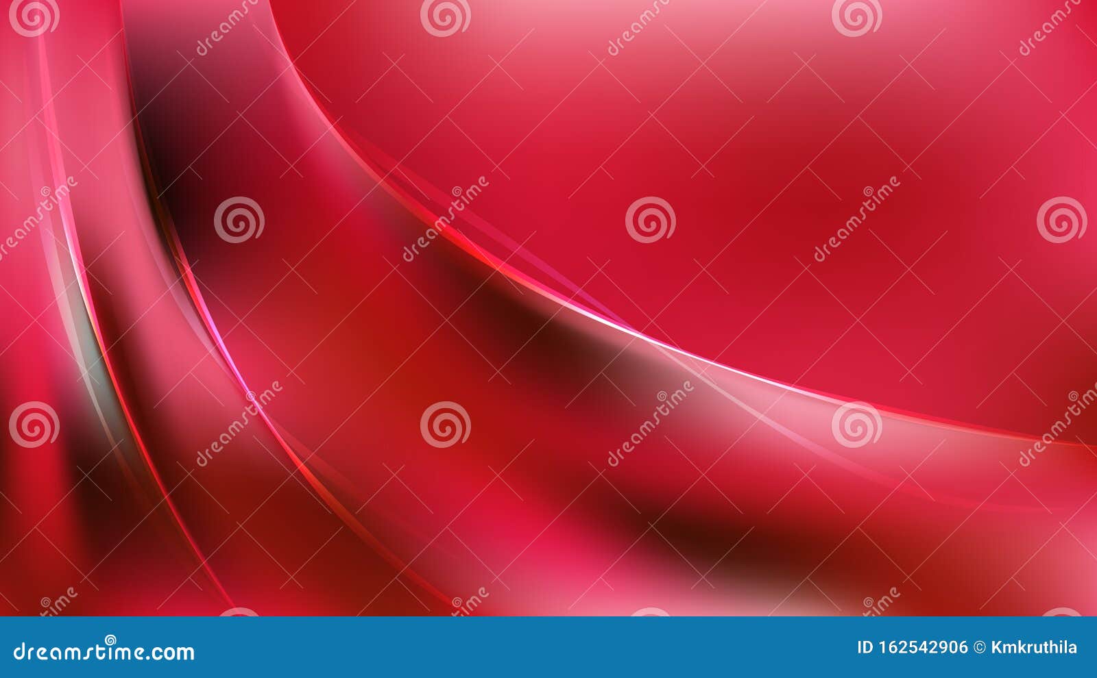 Glowing Abstract Dark Red Wave Background Stock Vector - Illustration ...