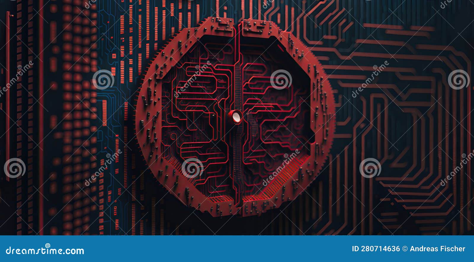 Glowing Abstract Futuristic Colorful Science and Technology Background ...