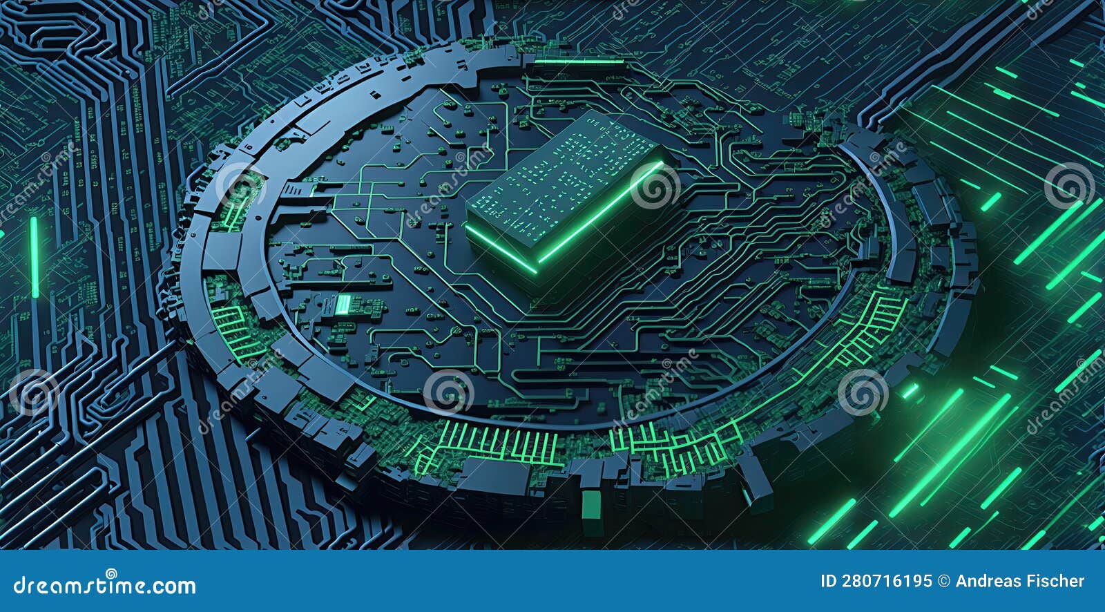 Glowing Abstract Futuristic Colorful Science and Technology Background ...