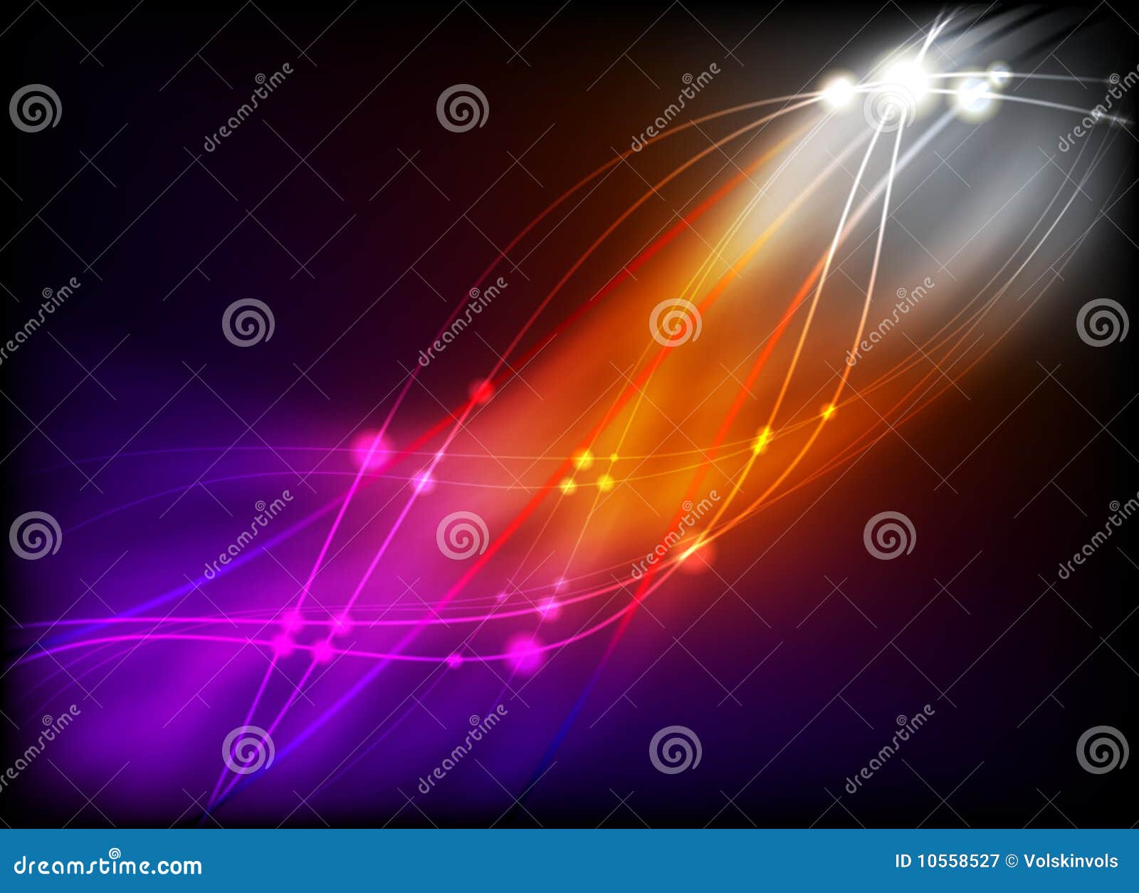 Glowing Abstract Light stock illustration. Illustration of energy ...