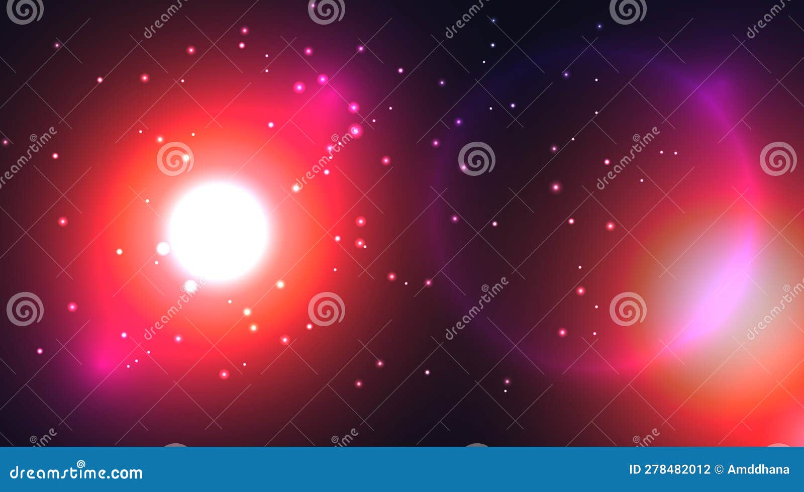Abstract Particles 3d Black Background. Flying Polygonal Spheres In ...