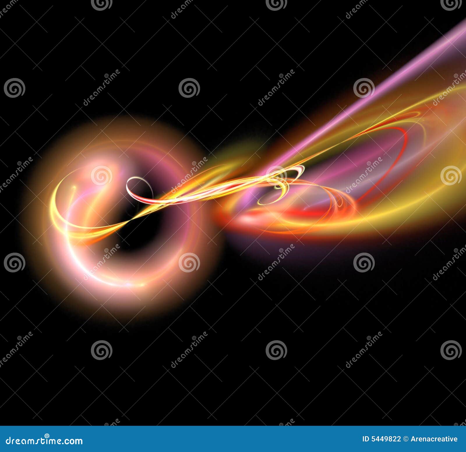 Glowing Abstract Sphere stock illustration. Illustration of movement ...