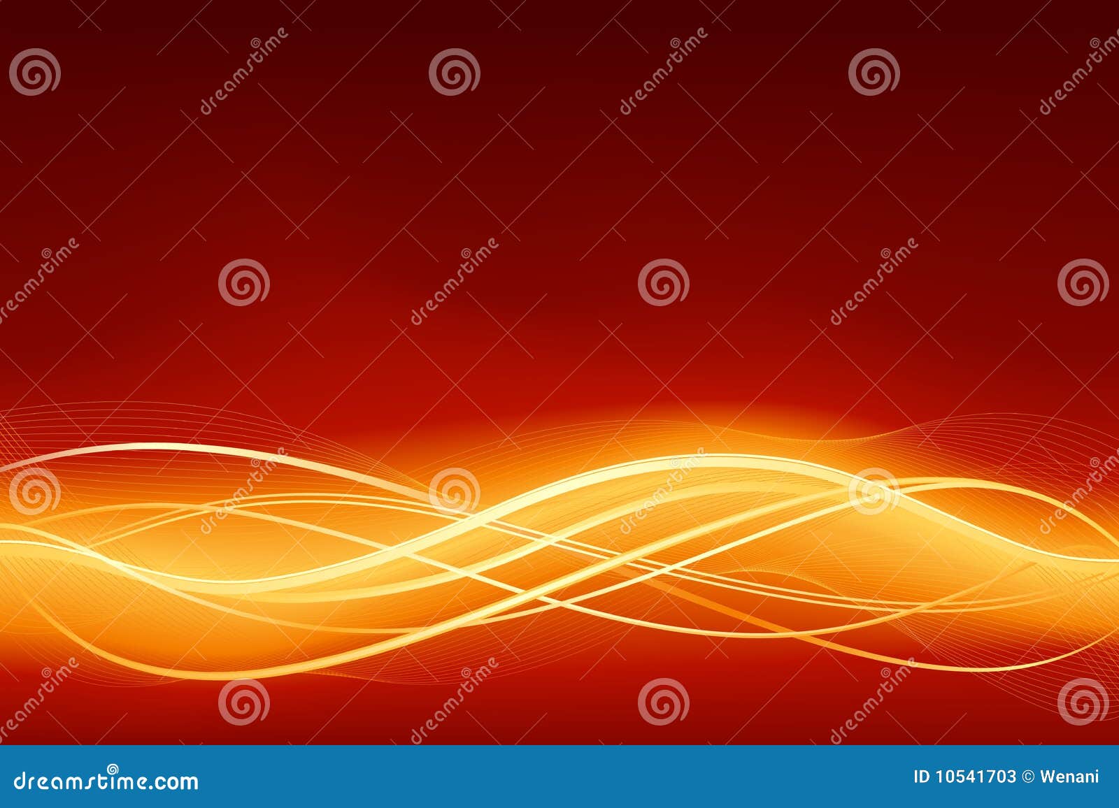Glowing Abstract Wave Background in Flaming Red Go Stock Vector ...