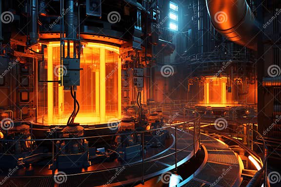 Glowing Atomic Decay Process Produces Quantum Nuclear Power Energy that ...