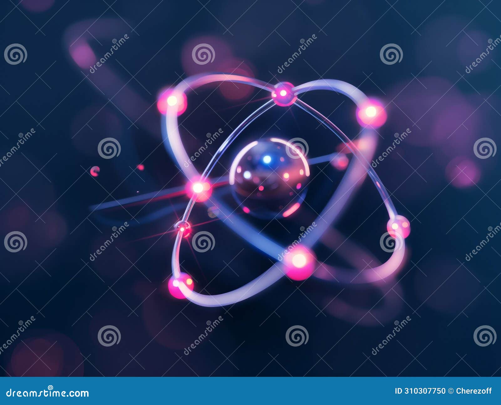 Glowing Atomic Structure Concept Stock Photo - Image of illuminated ... Glowing Atomic Structure Concept Stock Photo - Image of illuminated ...