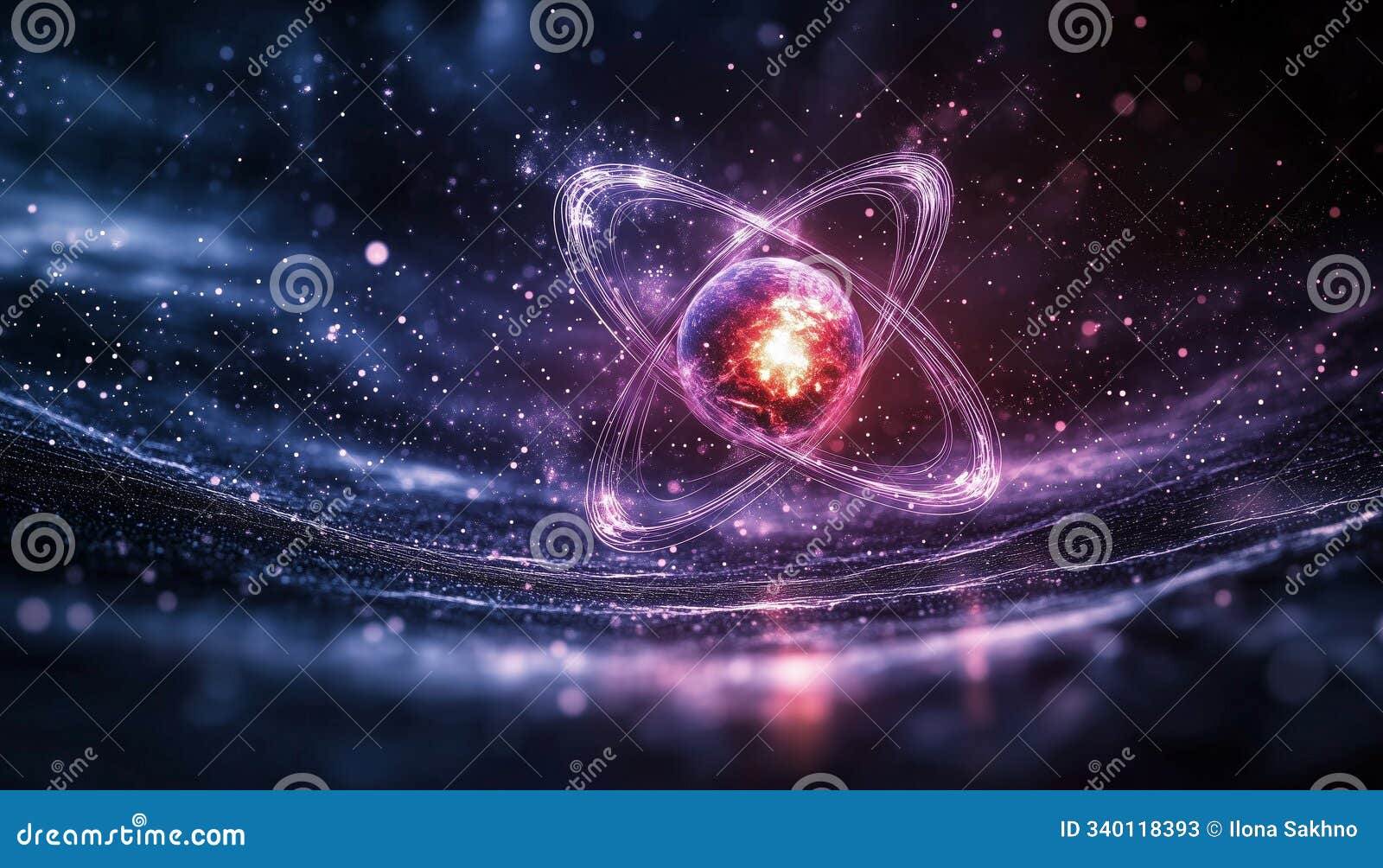 Glowing Atomic Transformation Of Uranium Isotopes In Nuclear Fission ...