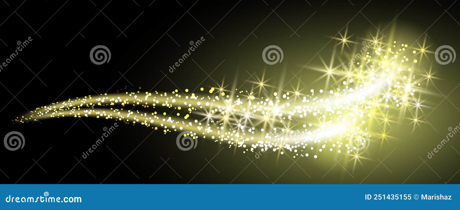 Glowing Background with Sparkle Curved Lines Stock Vector ...
