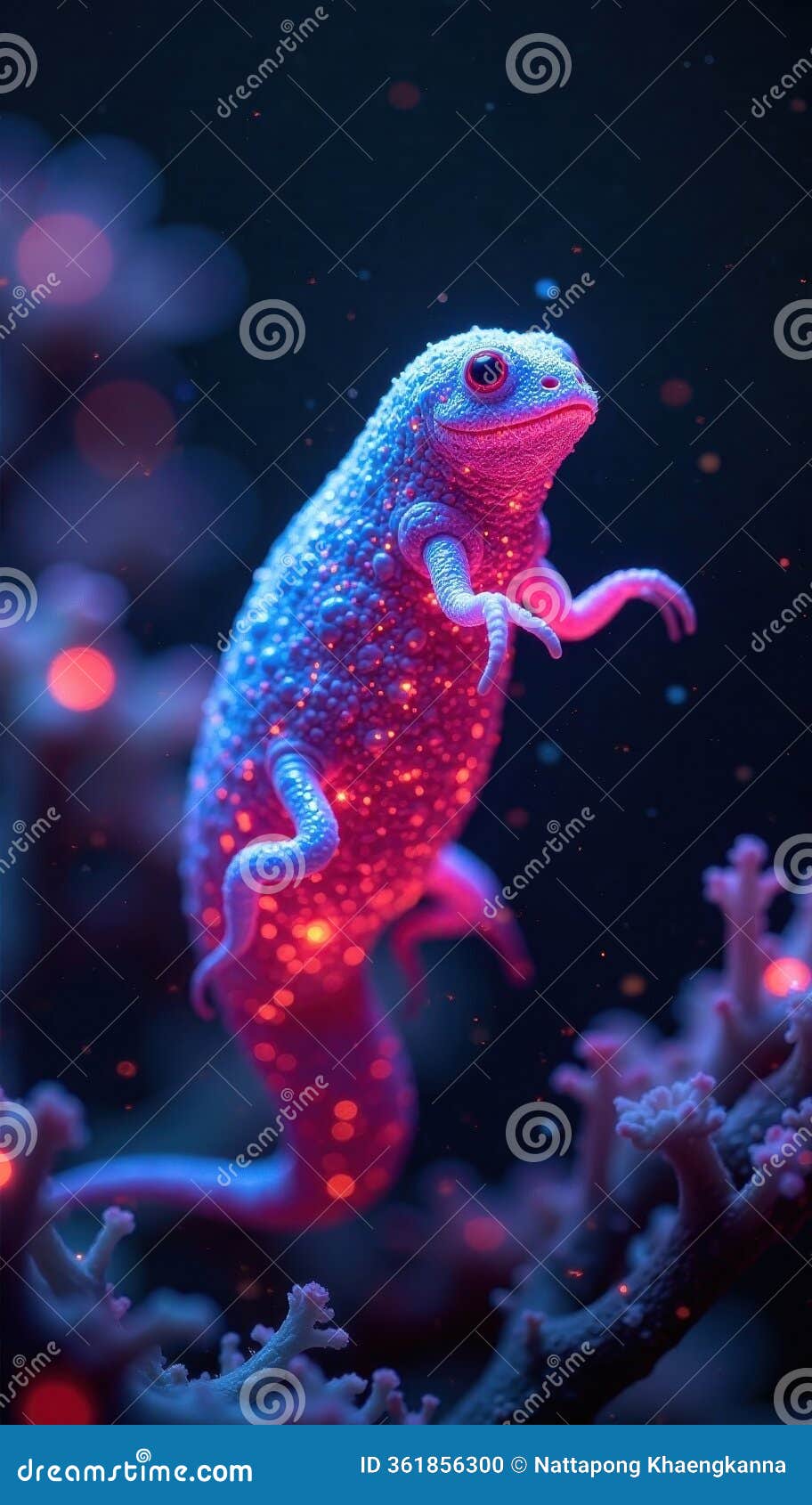 Glowing Bioengineered Organisms Under Microscope Cellular Biomedical ...