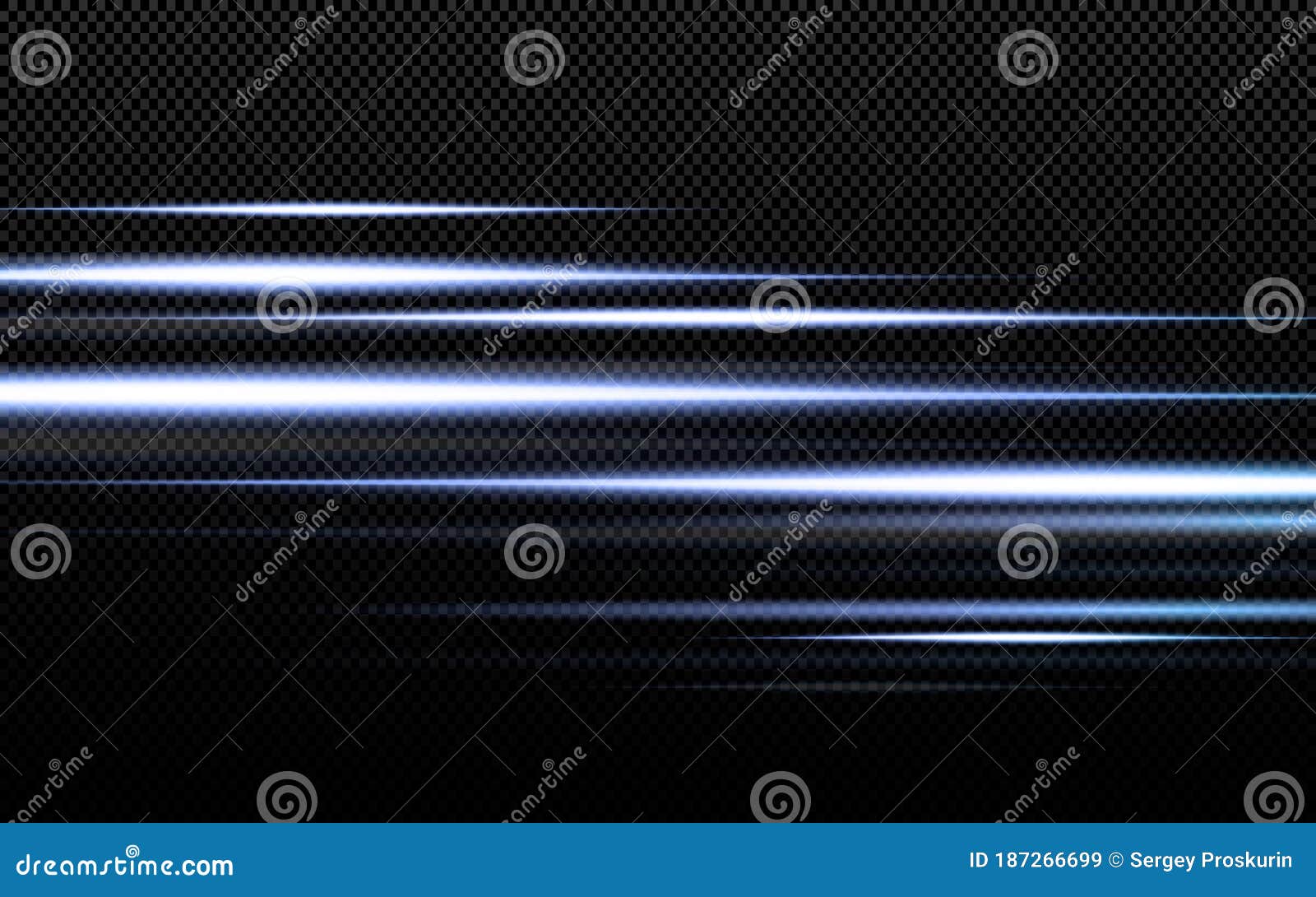 Glowing Blue Abstract Line. Suitable for Transparent Lens Flare Effect ...