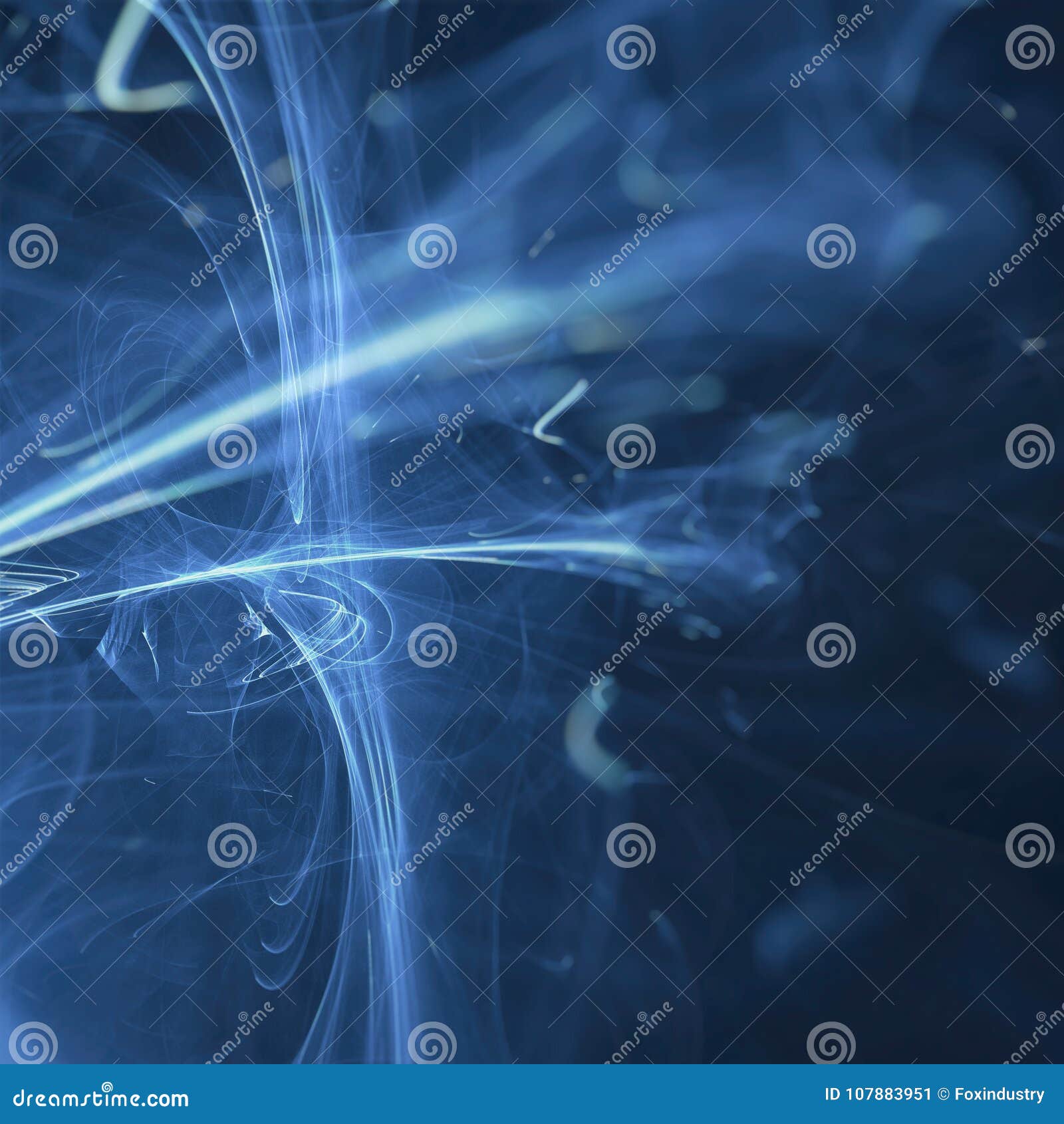 Glowing Blue on a Blue Background Abstraction Stock Illustration ...