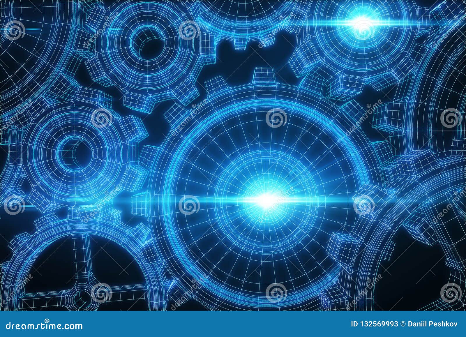 Teamwork Mechanism Royalty-Free Stock Photo | CartoonDealer.com #42072273