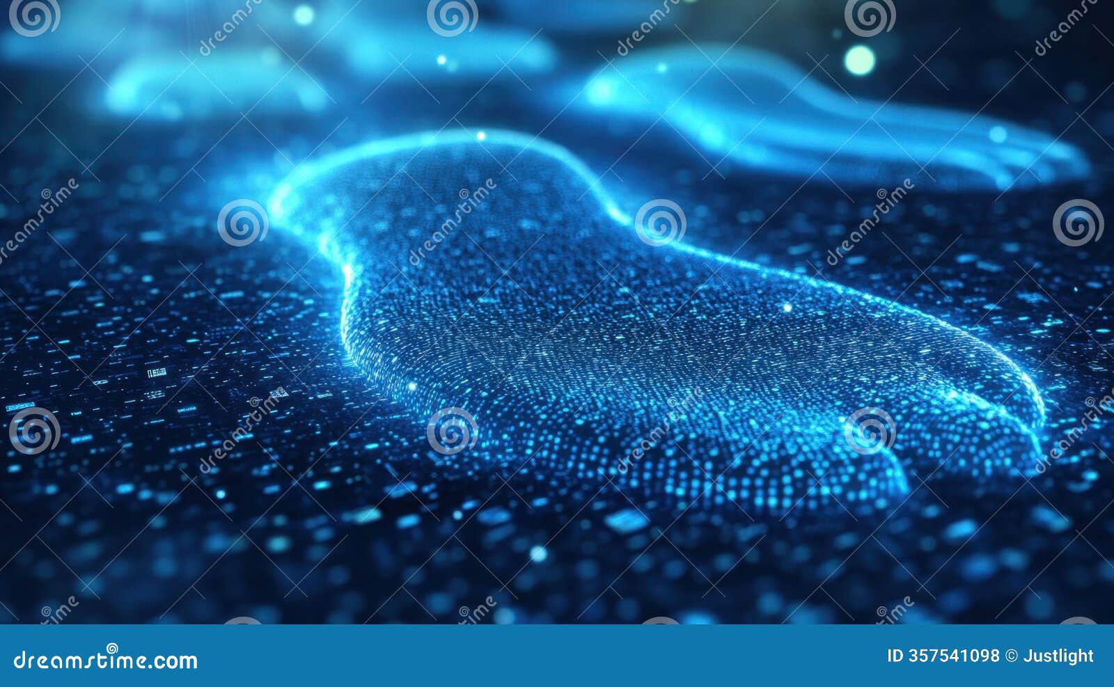 Digital Footprint Data Trail Representing Online Activity and Cyber ...