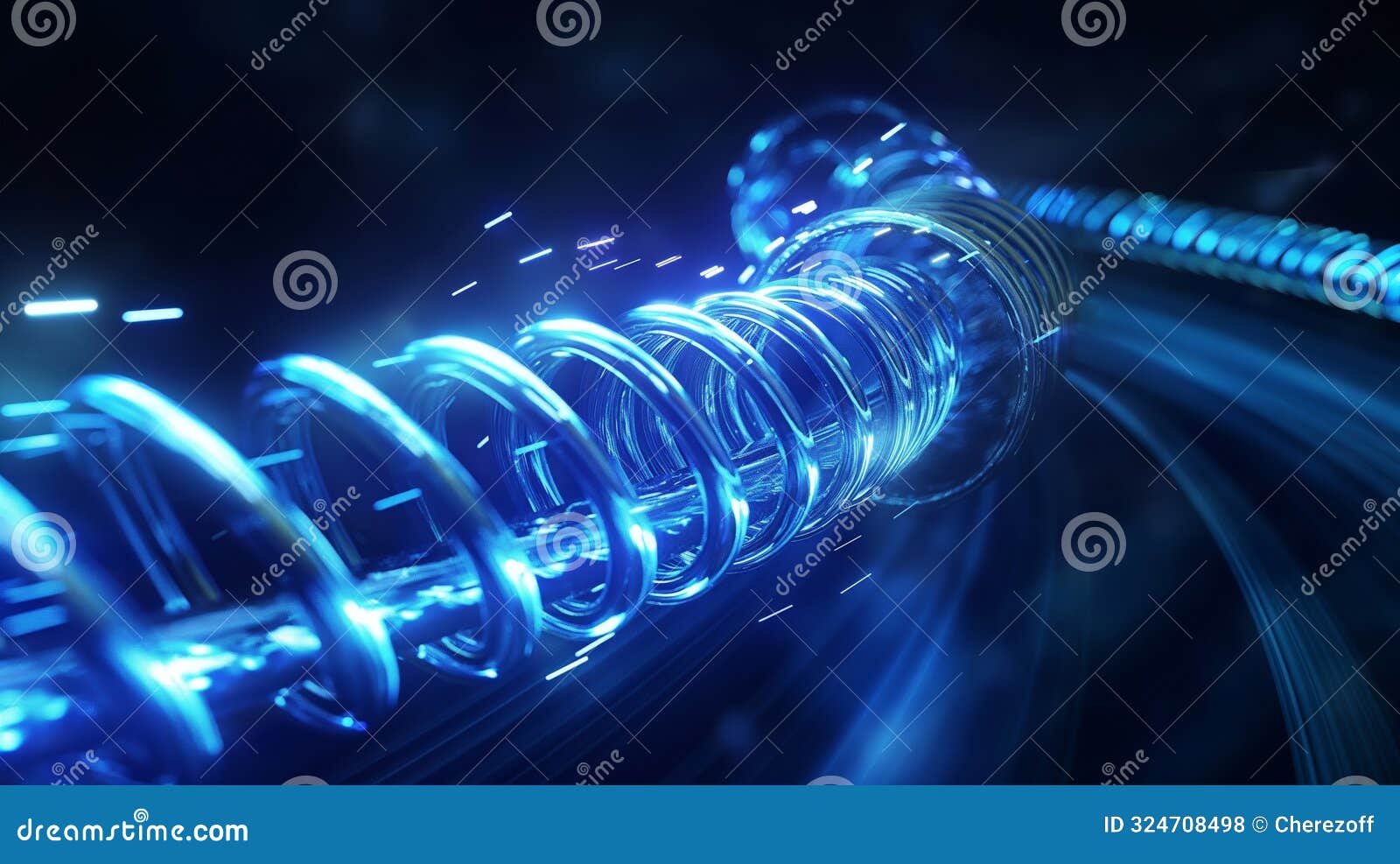 Blue Helix Human DNA Structure Royalty-Free Stock Photo | CartoonDealer ...