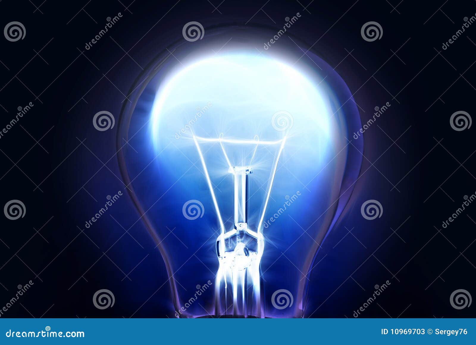 Glowing blue lamp on black stock image. Image of concepts - 10969703