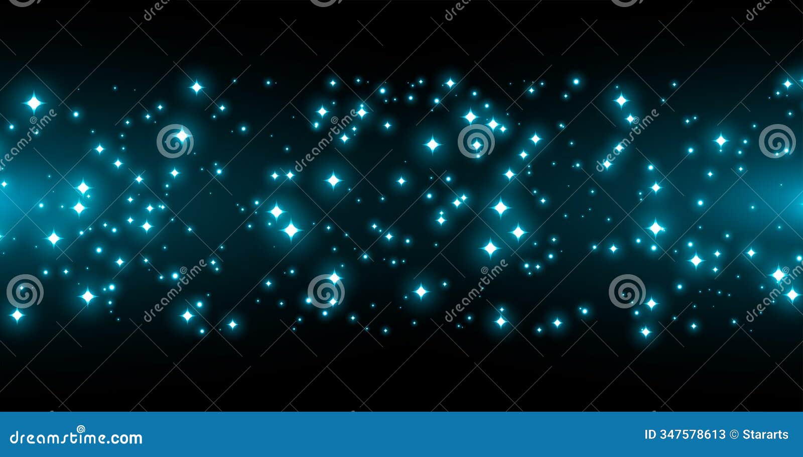 Glowing Blue Stardust Particle Background Design Stock Vector ...