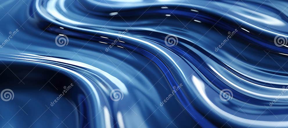 Glowing Blue Wave Texture Background Stock Illustration - Illustration ...