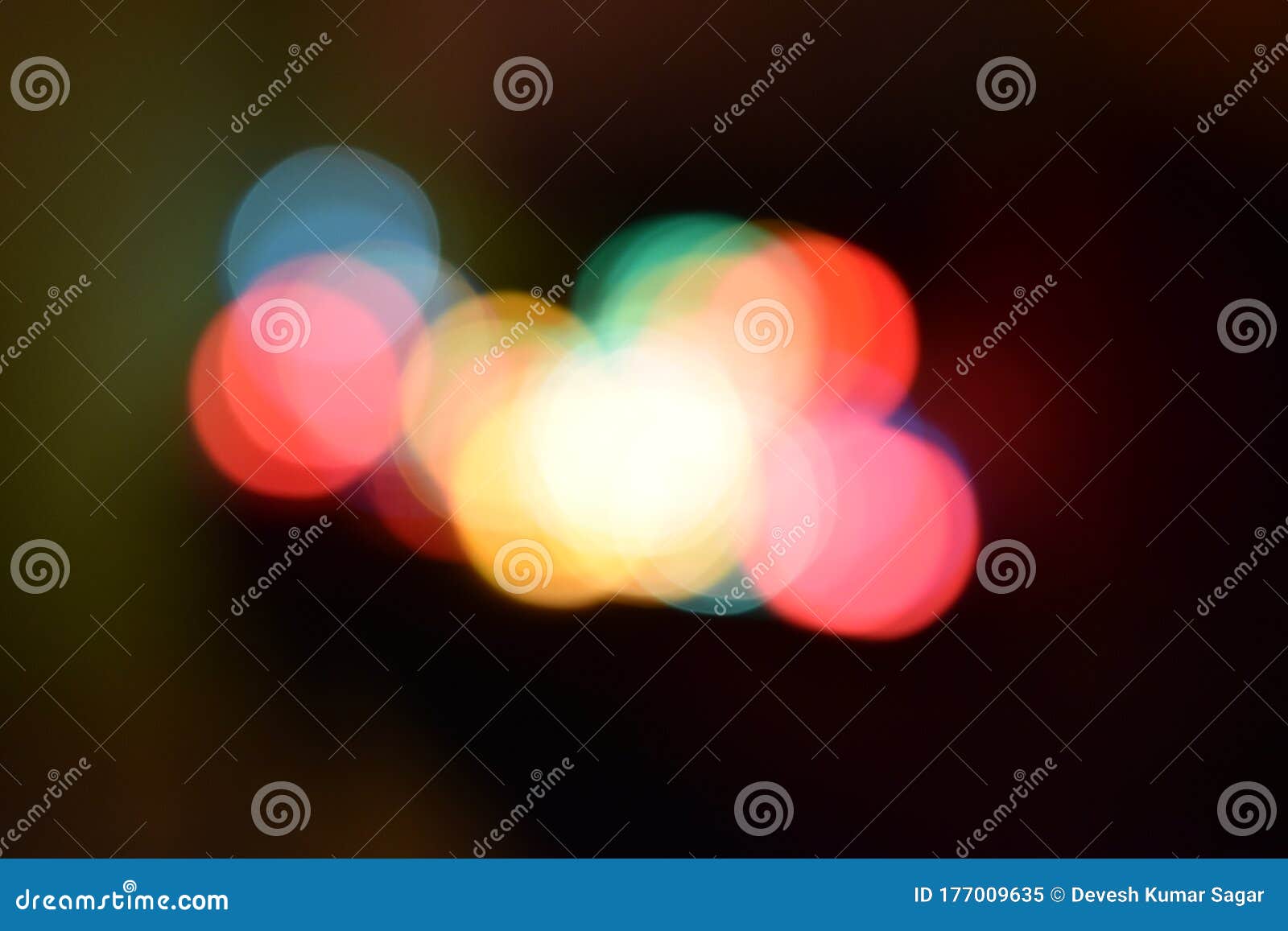 Glowing Bokeh Light Effects Stock Image Stock Image - Image of blurred ...