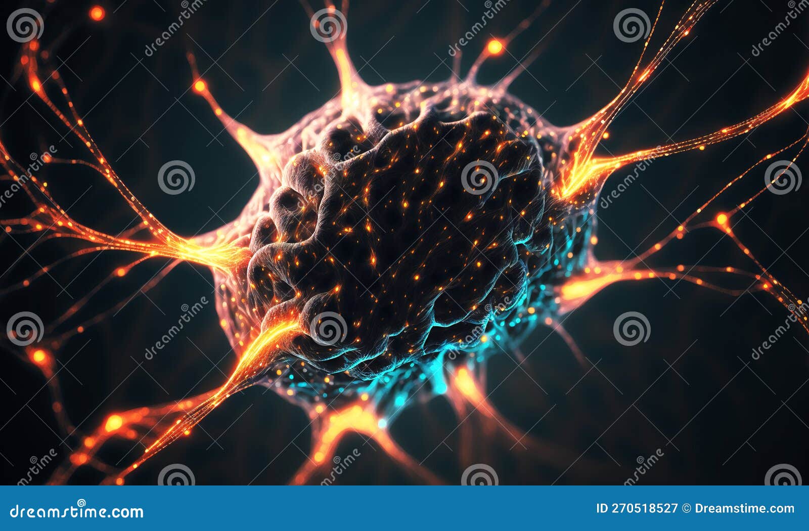 Glowing Brain Background with Neural Links Network. Illustration ... Glowing Brain Background with Neural Links Network. Illustration ...