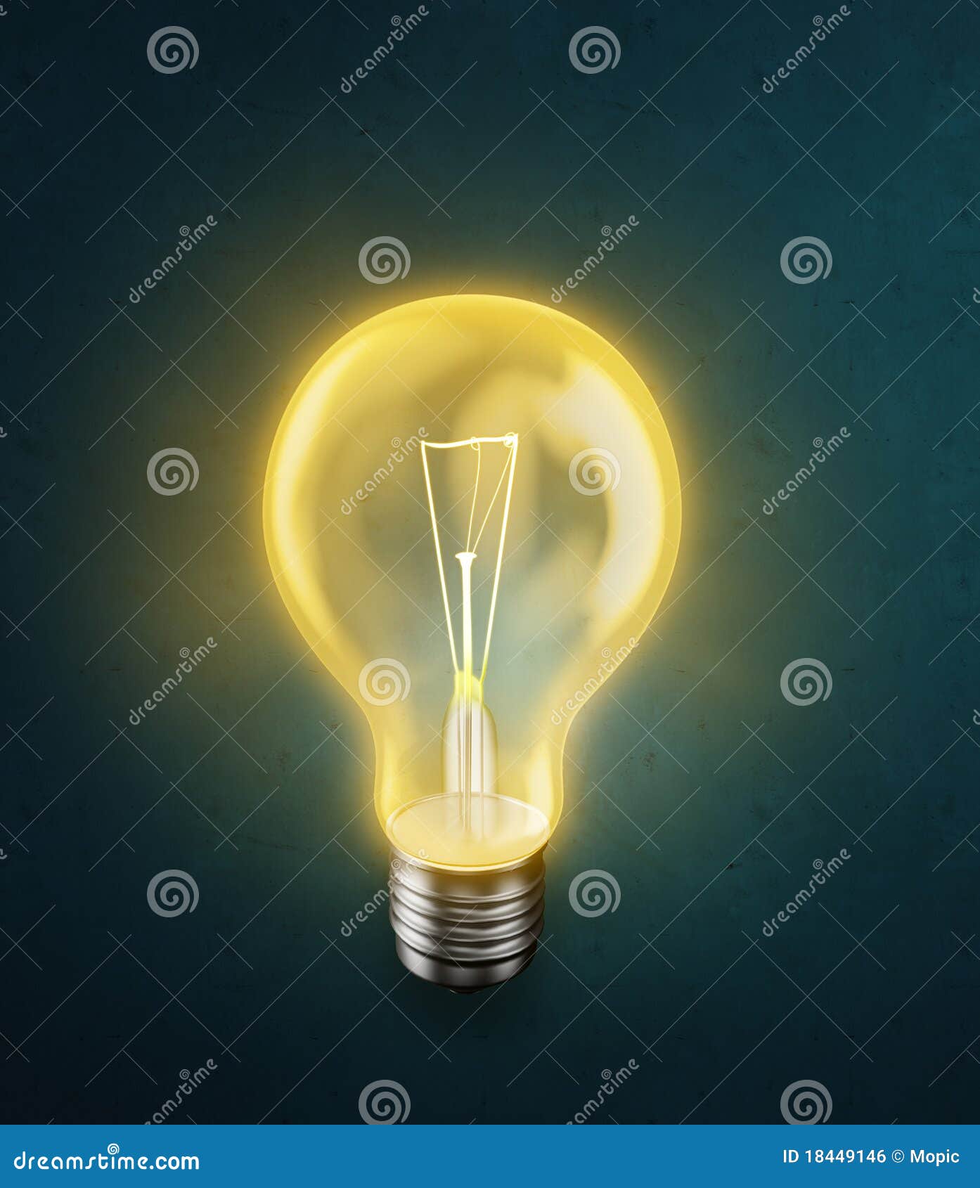 Glowing Bulb Ideas Infographic Design Organization Chart Vector ...