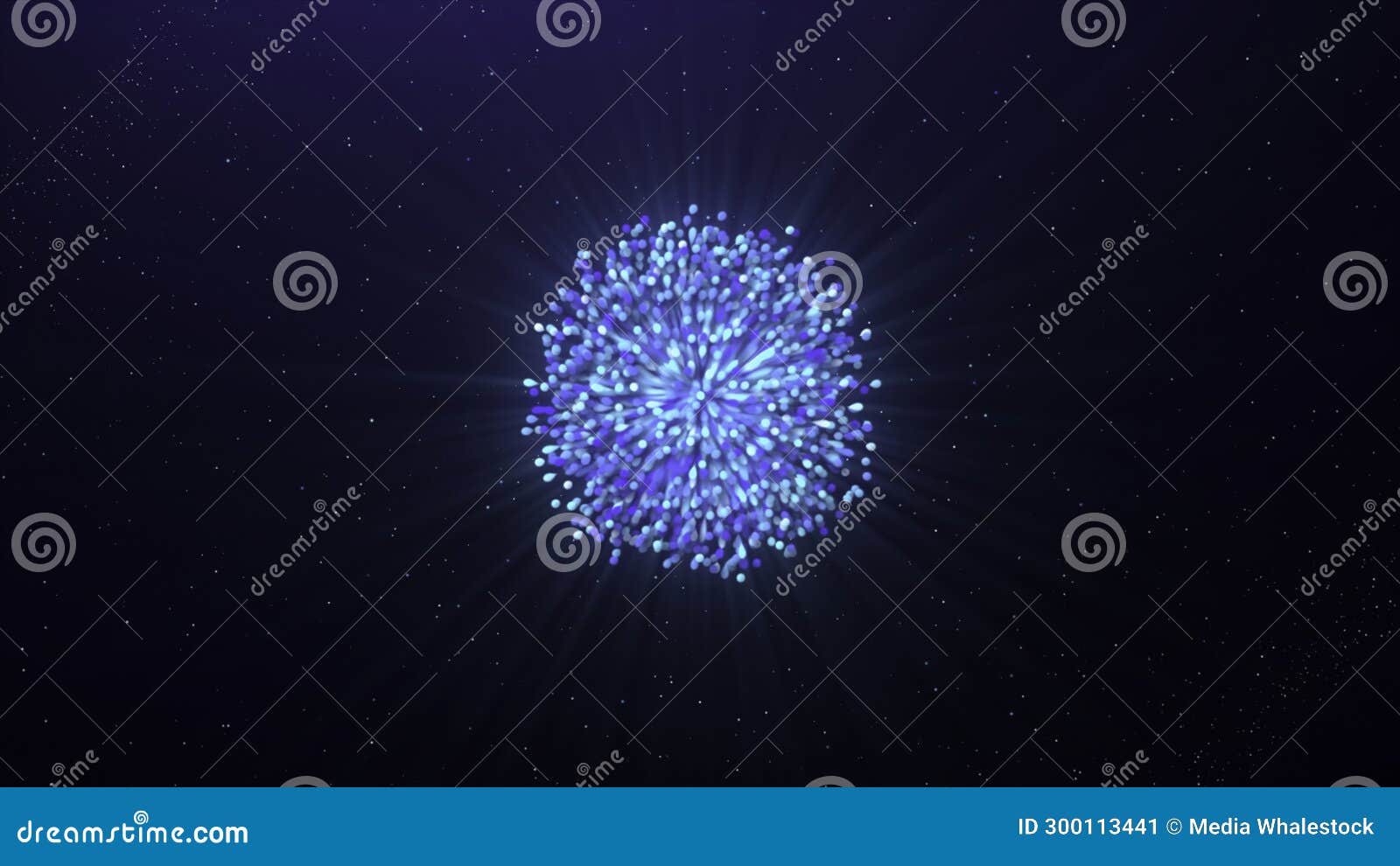 Glowing Bundle of Explosive Energy. Motion. Discovery of Explosive Flow ...