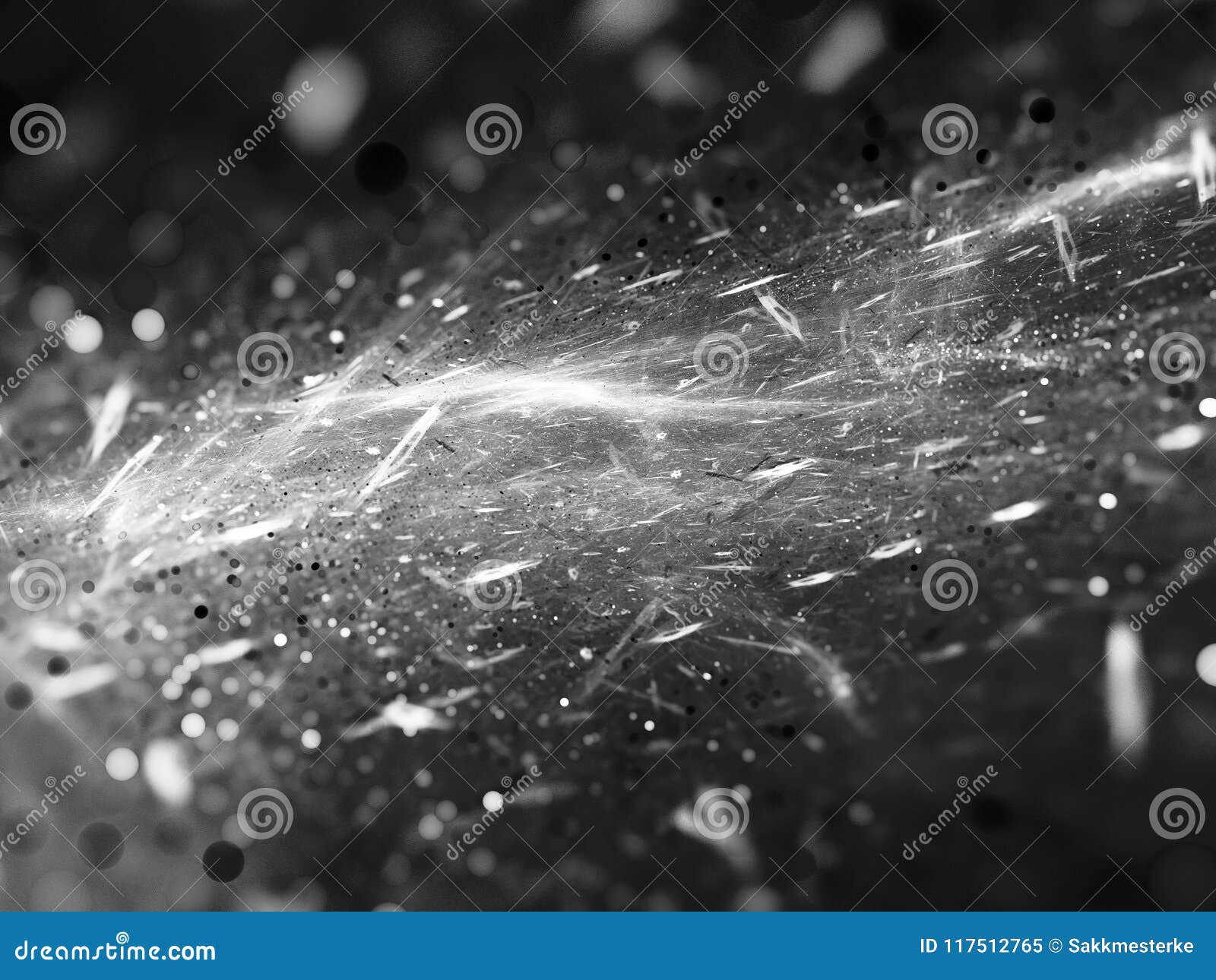 Glowing Burst Particles in Space Abstract Background Stock Illustration ...