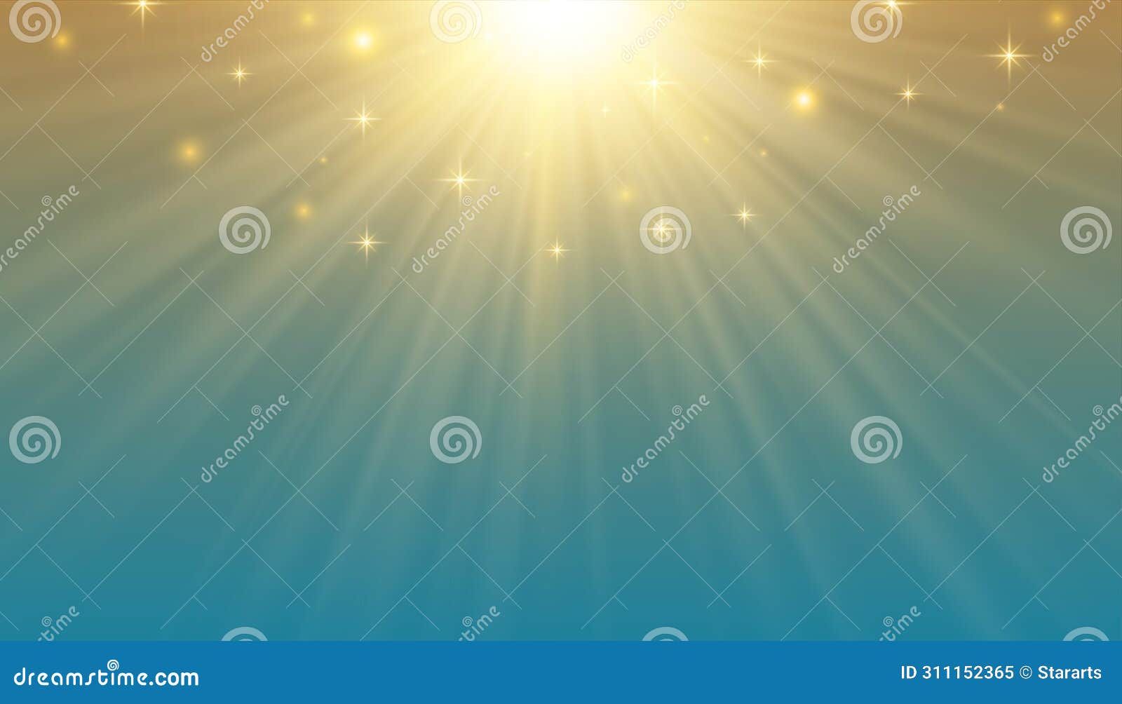 Glowing Burst Rays Abstract Banner with Blank Space Stock Vector ...
