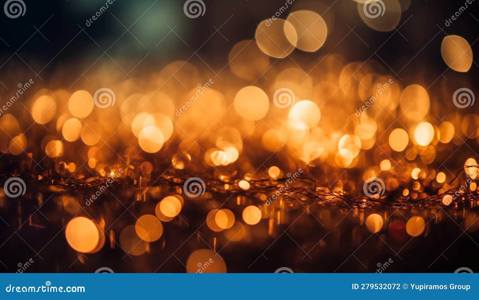 Glowing Candlelight Illuminates Abstract Backdrop, Creating a Romantic ...