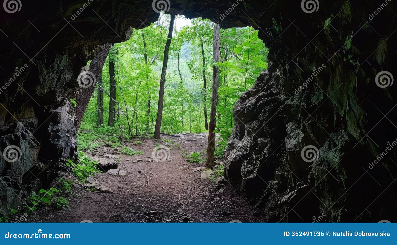 A Glowing Cave Pool Reflecting Crystal-clear Waters and Mysterious ...