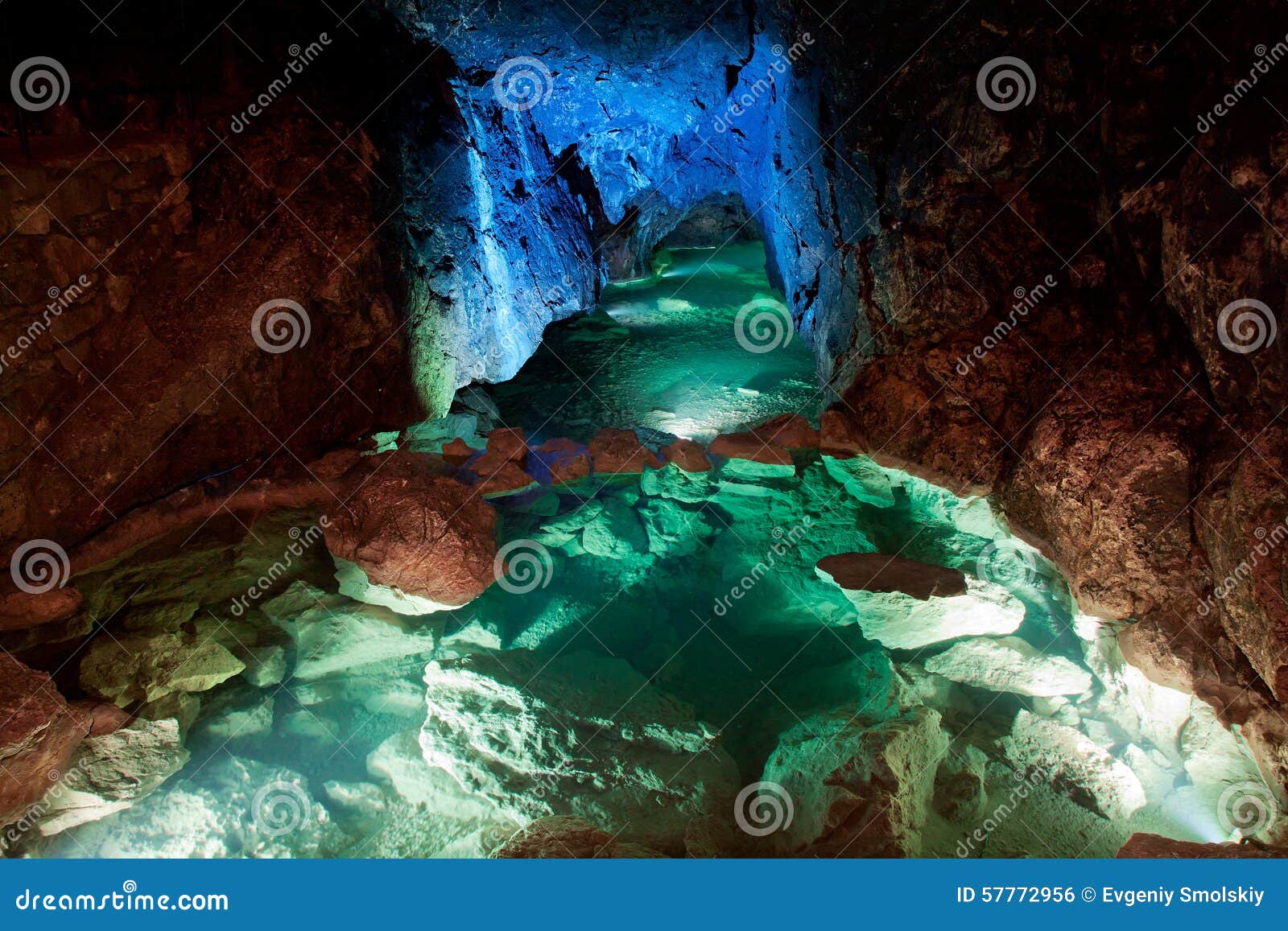 Glowing cave stock photo. Image of travel, cave, stones - 57772956