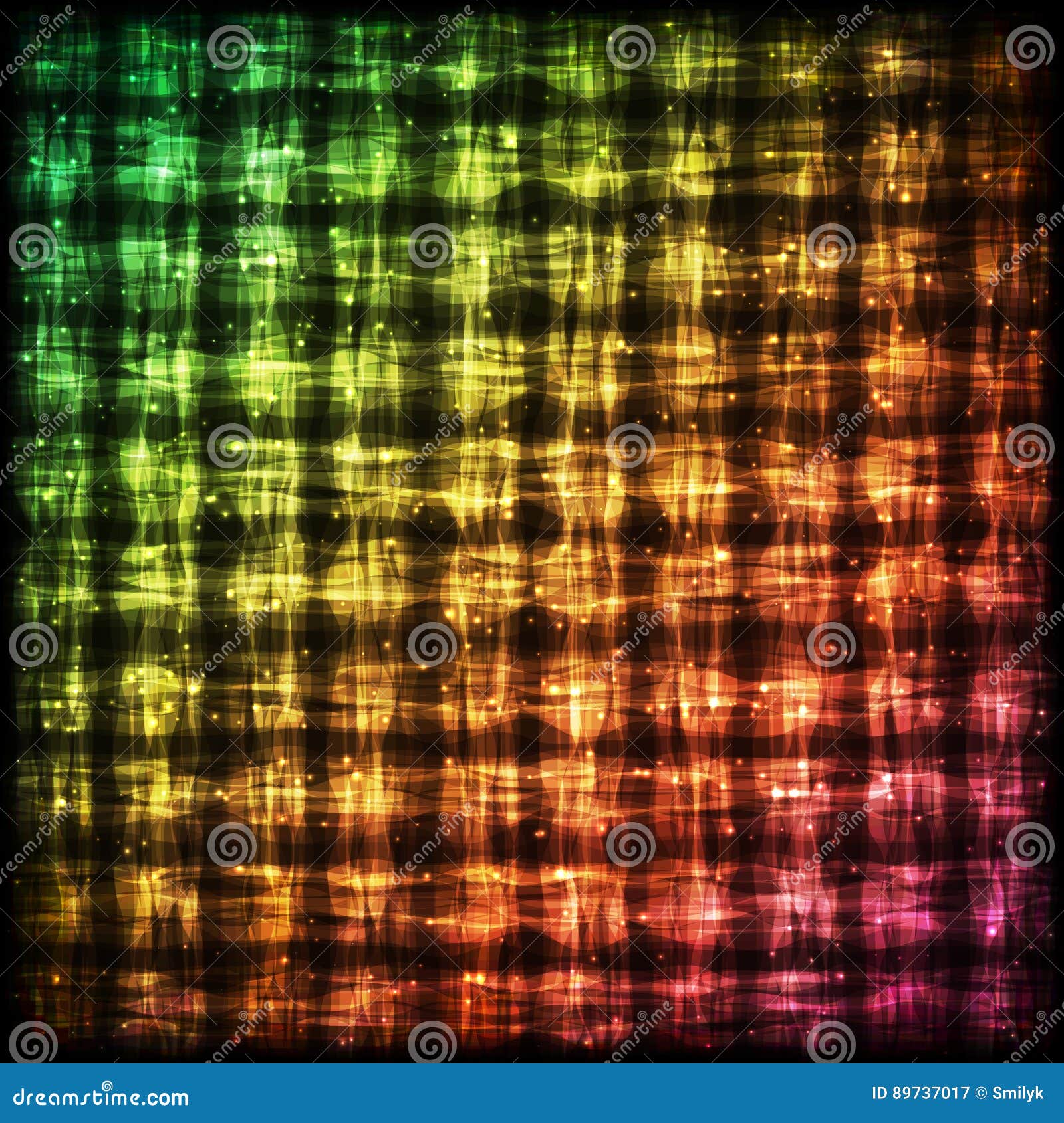 Glowing Checkered Pattern with Light Effect. Stock Vector ...